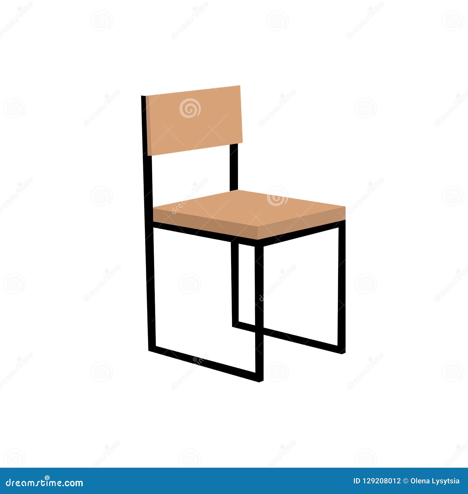 Icono Del Vector De La Silla Ilustración del Vector - Ilustración de ...