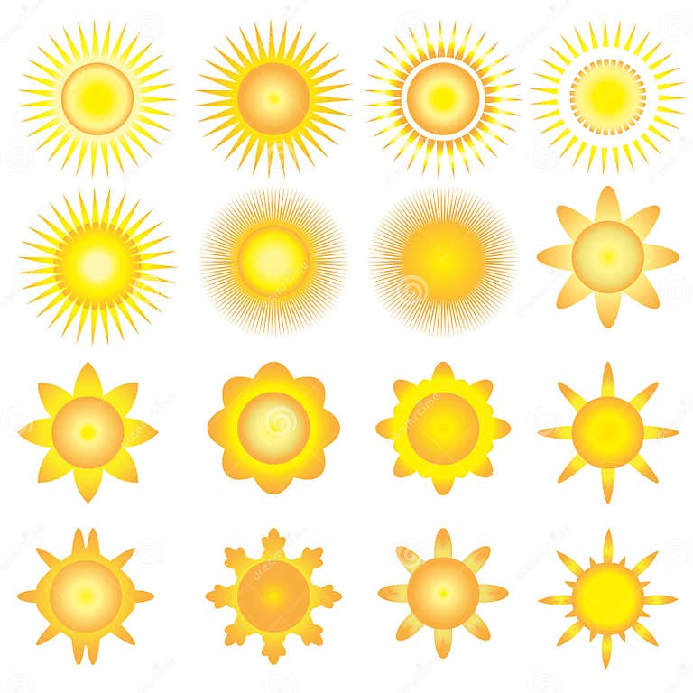 Icono del vector de la sol ilustración del vector. Ilustración de ...