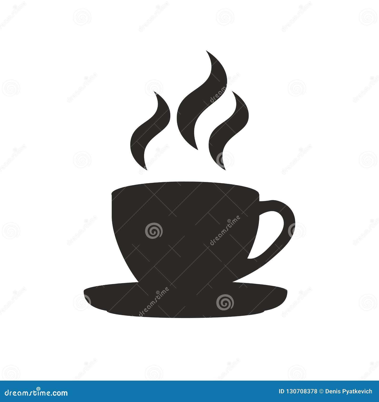 Icono Del Vector De La Taza De Café Ilustración Del Vector