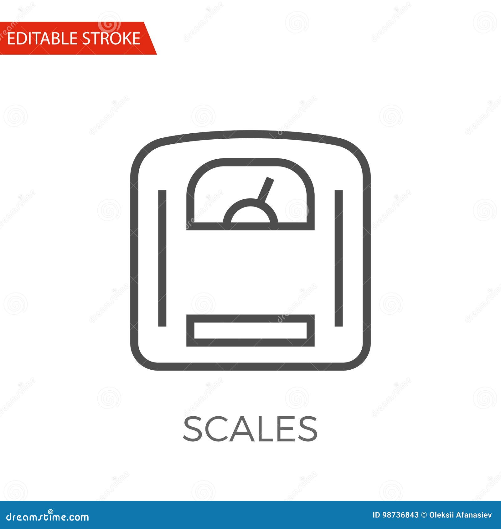 Icono Del Vector De Las Escalas Ilustración del Vector - Ilustración de ...
