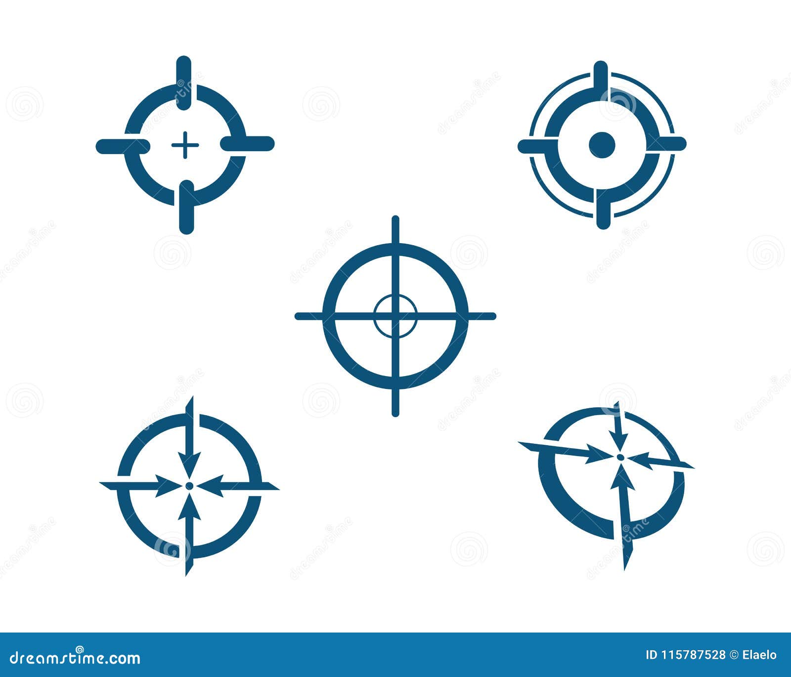 Icono Del Vector De Logo Template Del Foco Ilustración del Vector ...