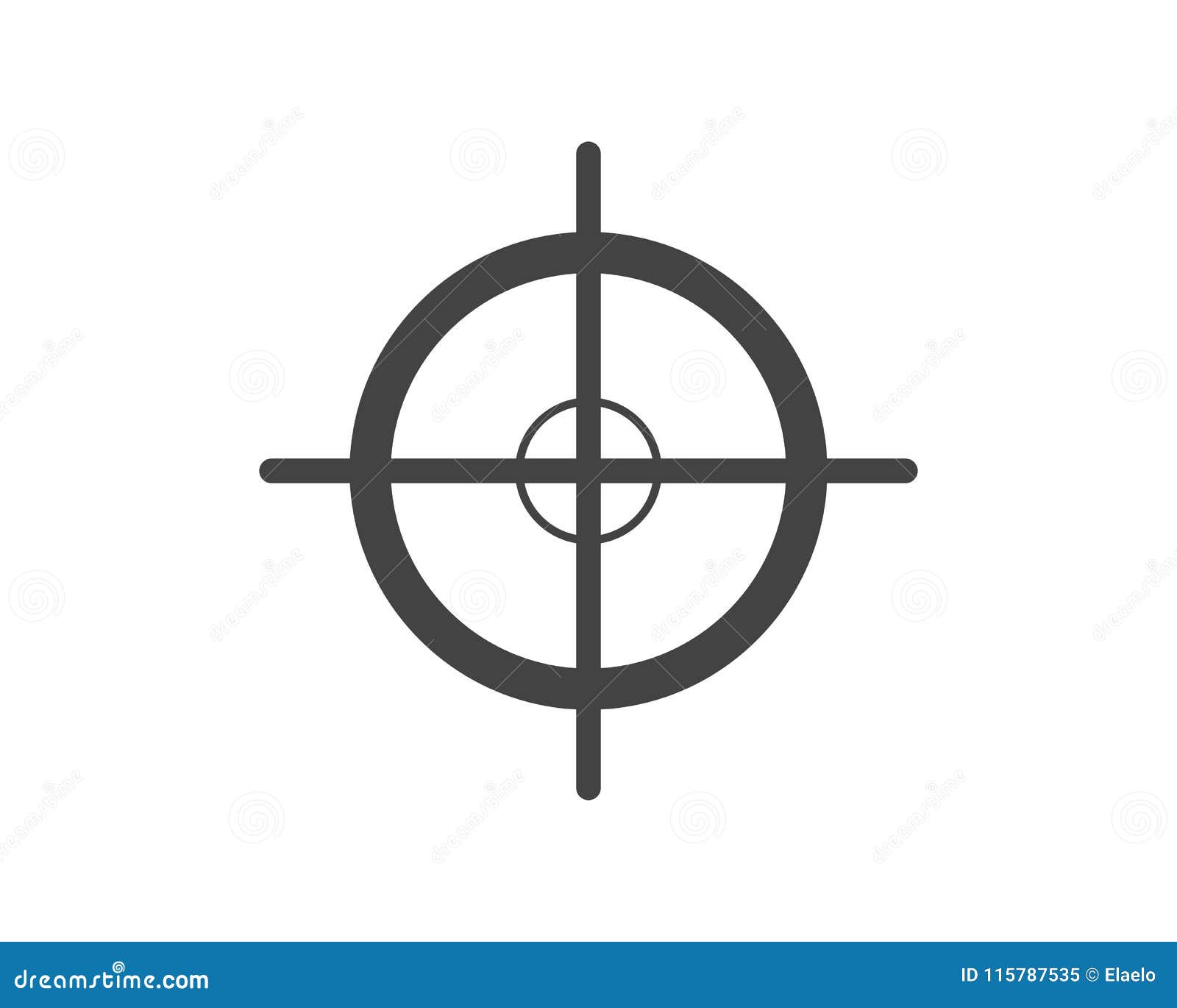 Icono Del Vector De Logo Template Del Foco Ilustración del Vector ...