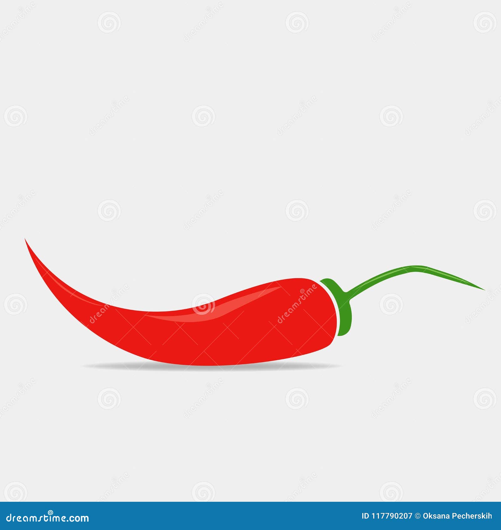 Icono Del Vector De Los Pimientos Picantes Ilustración del Vector ...