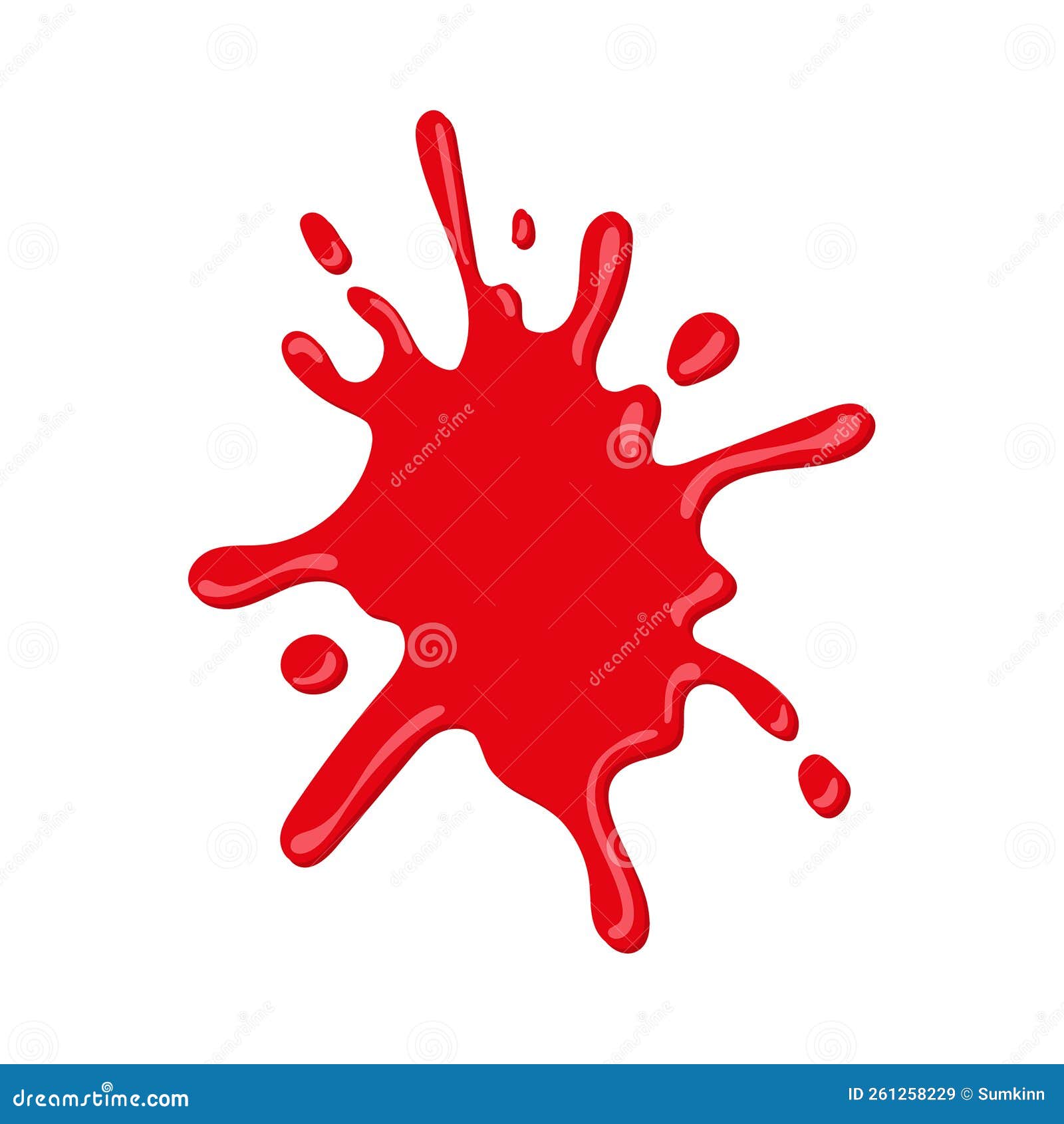 Icono Del Vector De Manchas Rojas. Ilustración del Vector - Ilustración ...