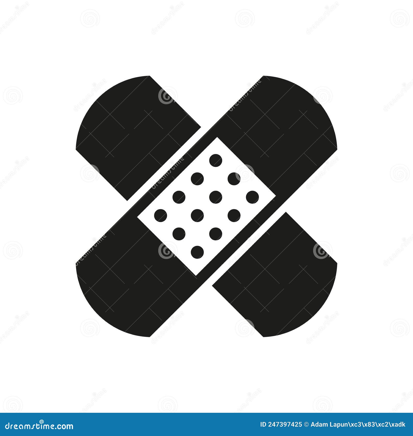 Icono Del Vector De Plaster Aislado En Fondo Blanco Ilustración del ...