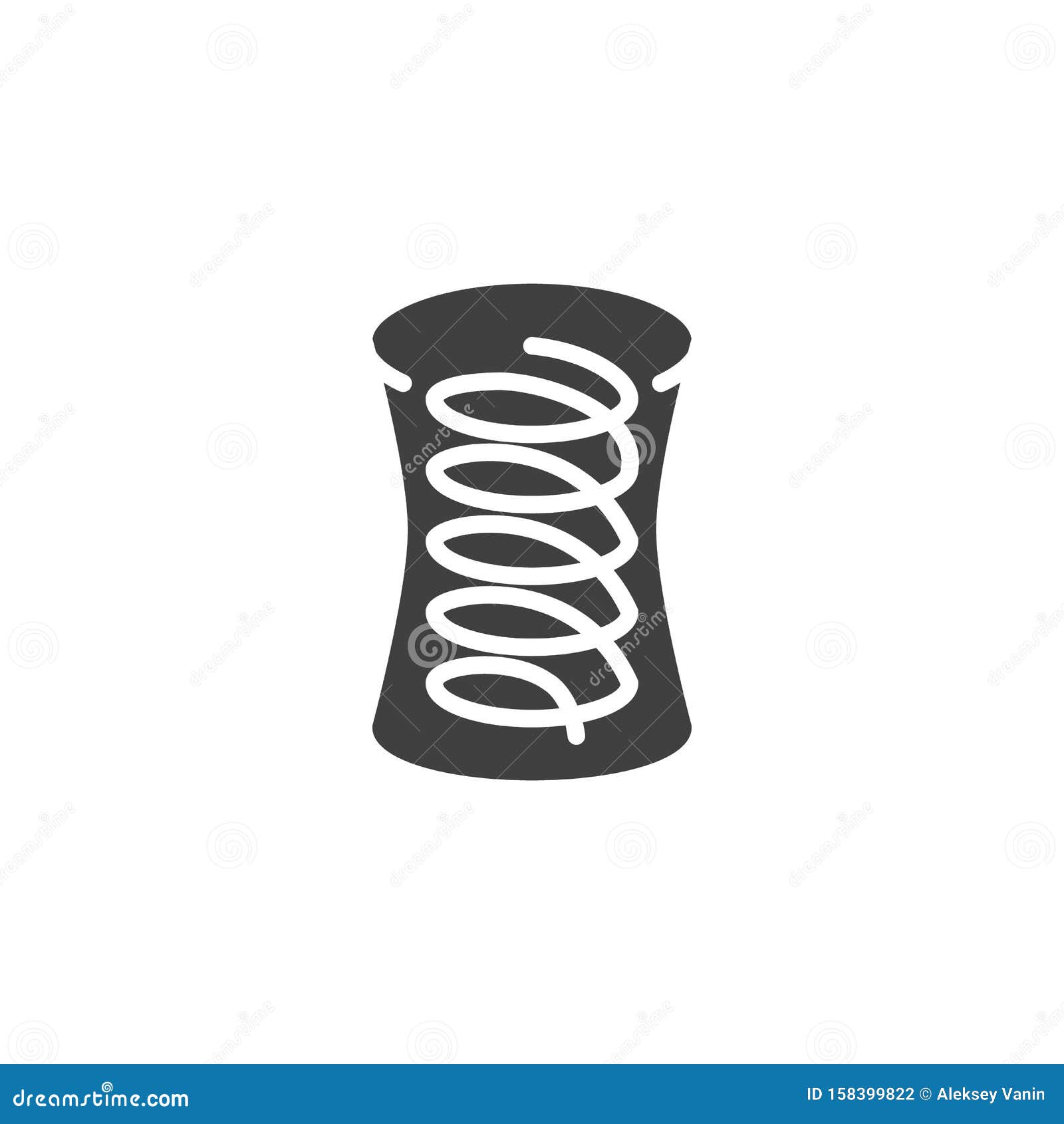 Icono Del Vector De Resorte Ortopedo Ilustración del Vector ...