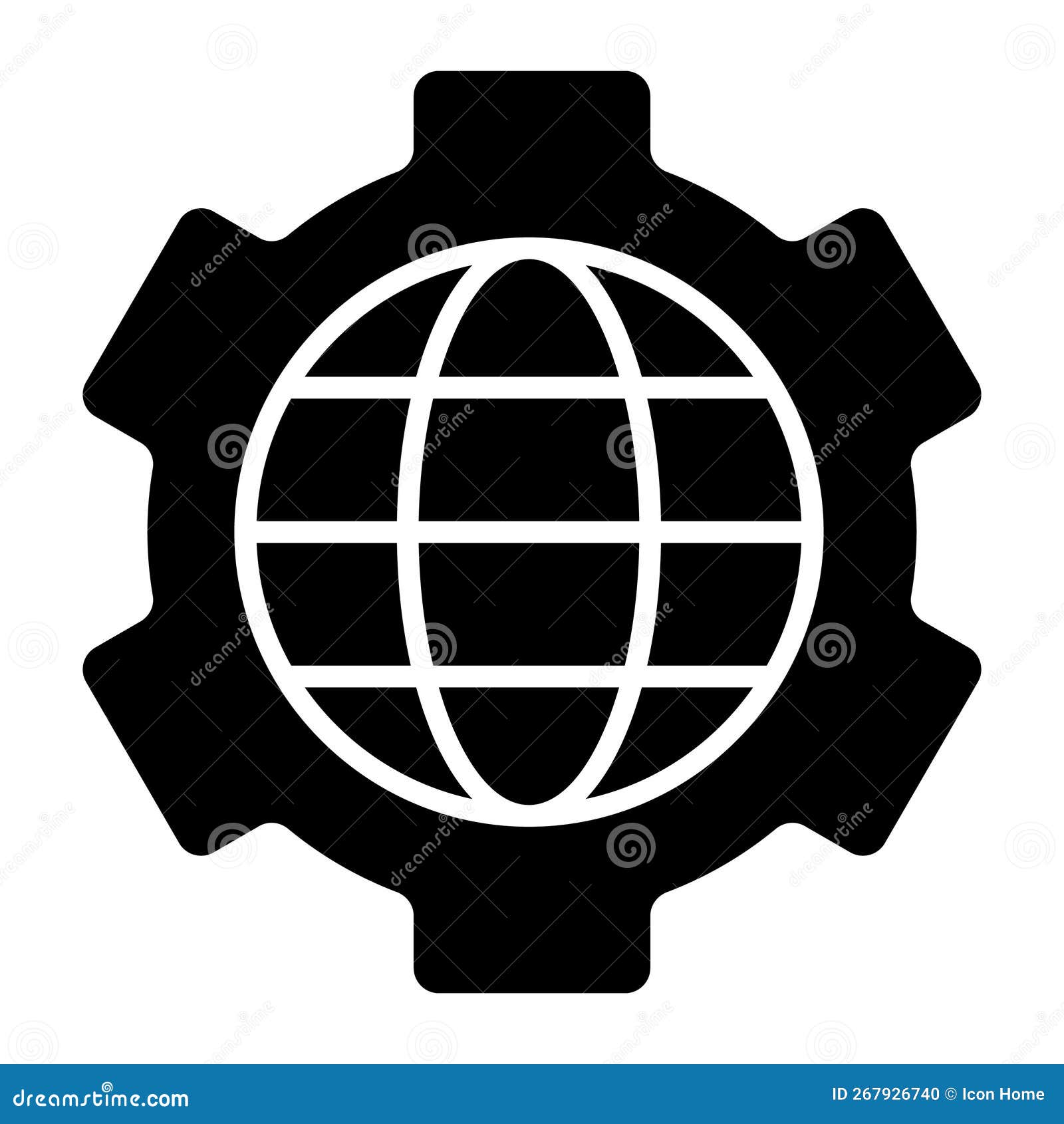 Icono Del Vector De Servicio Global Aislado En Fondo Blanco Ilustración del Vector - Ilustración ...