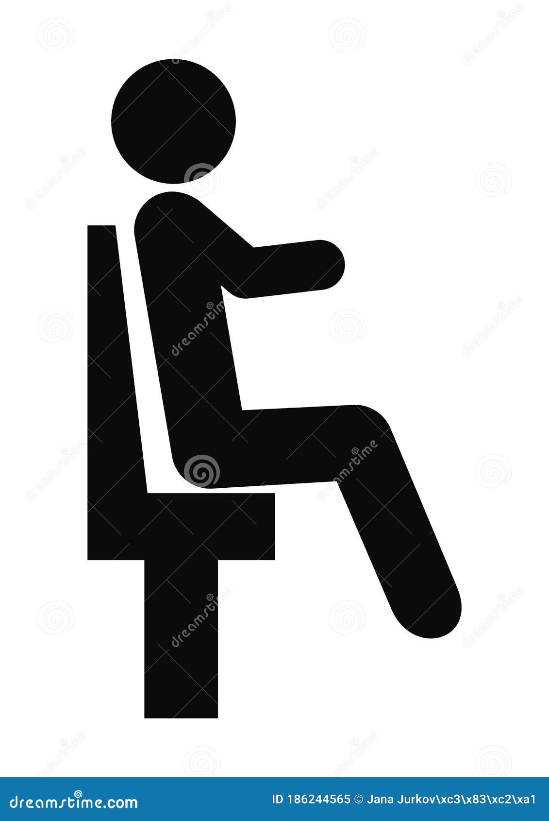 Icono Del Vector De Silueta Negra De Silla Y Persona Ilustración del ... Icono Del Vector De Silueta Negra De Silla Y Persona Ilustración del ...