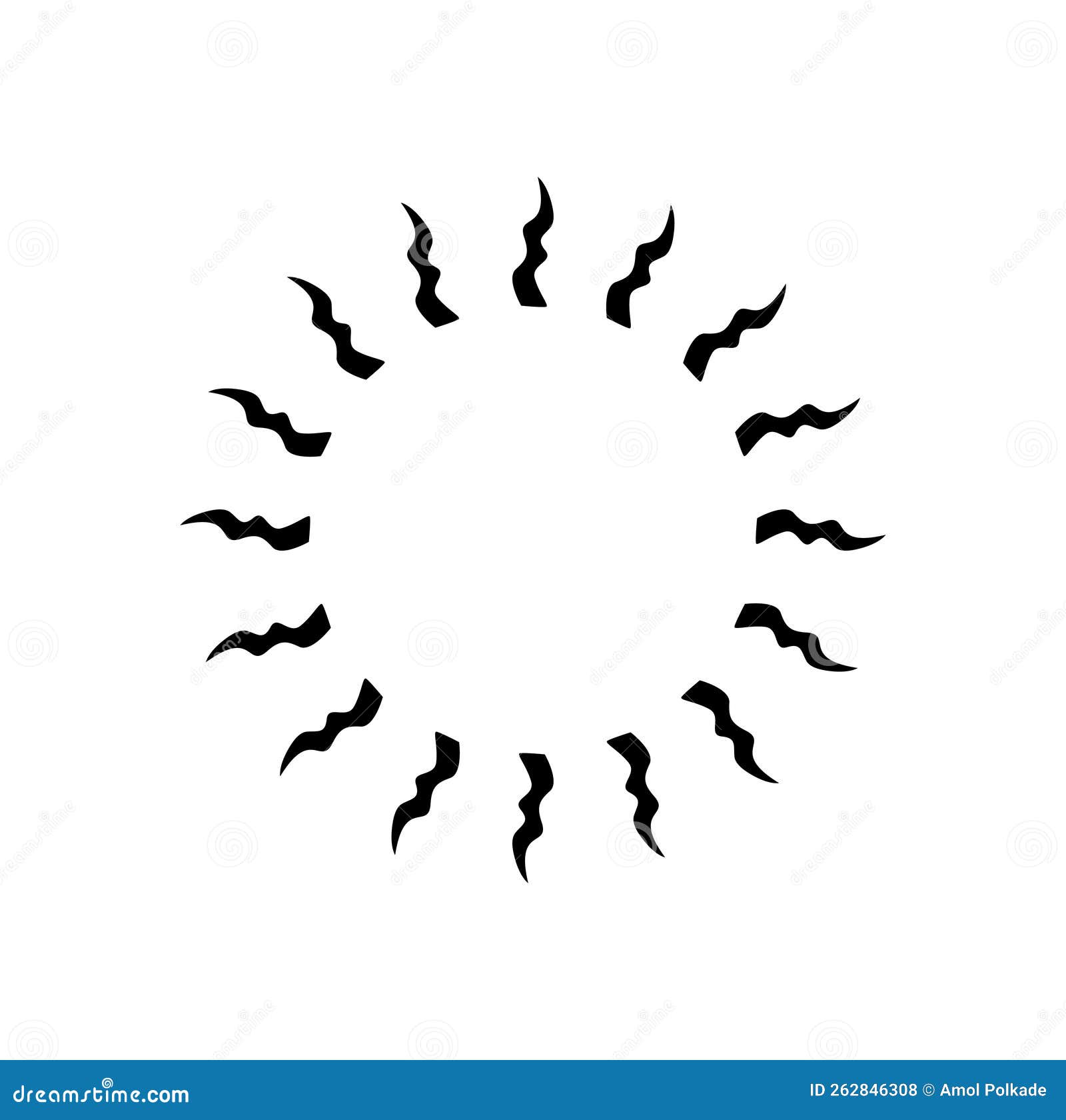 Icono Del Vector De Sol En Color Negro Ilustración del Vector ...