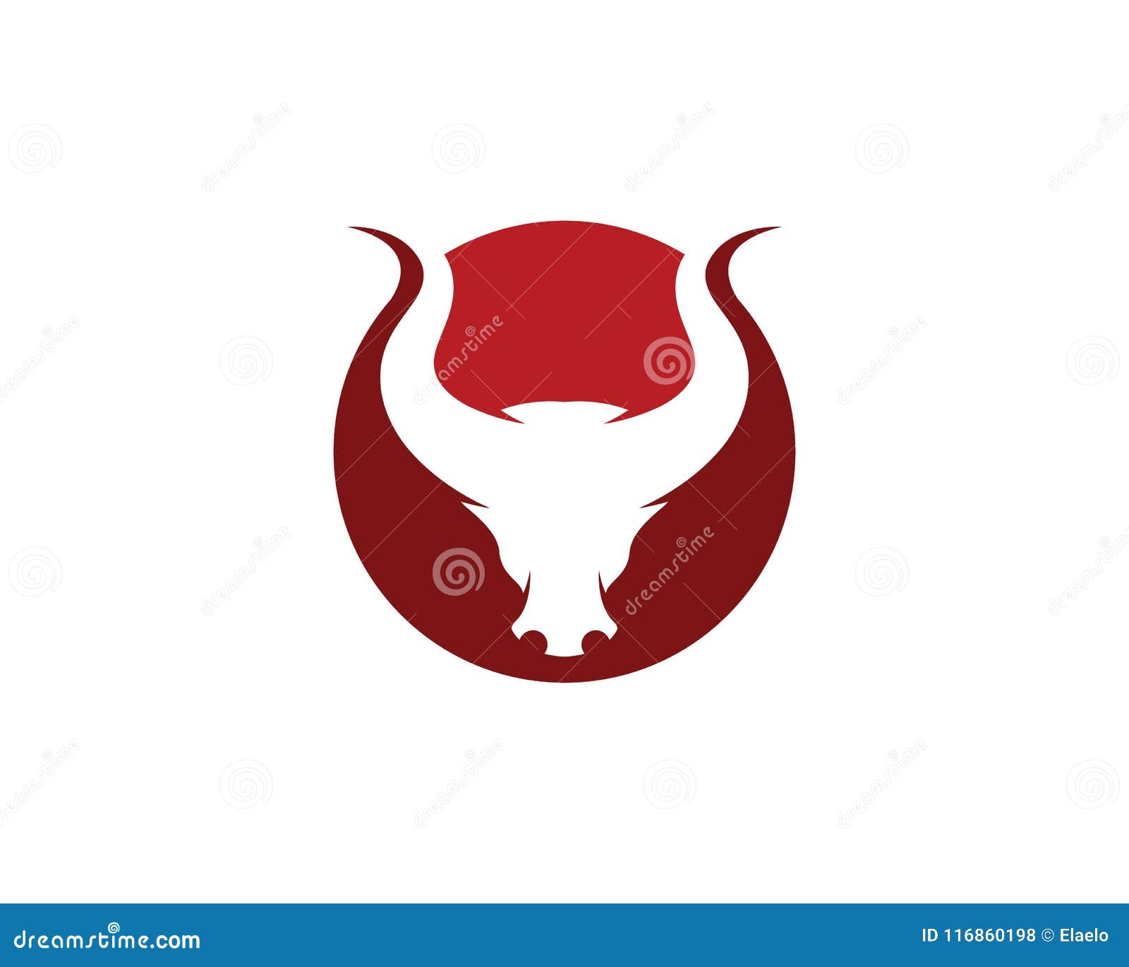 Icono Del Vector De Taurus Logo Template Ilustración del Vector ...