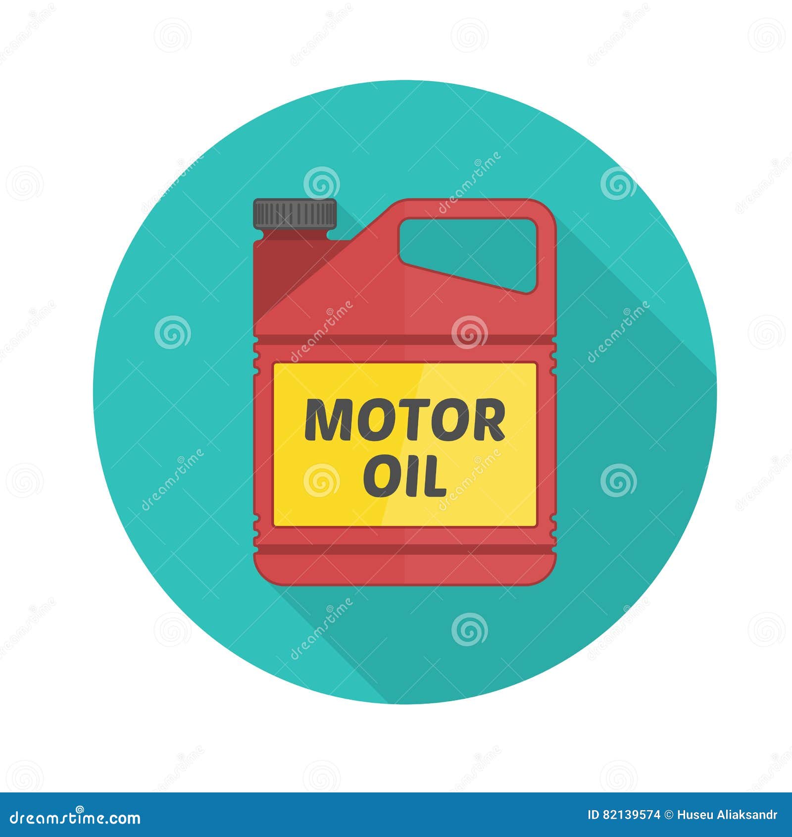 Icono Del Vector Del Aceite De Motor Ilustración del Vector ...