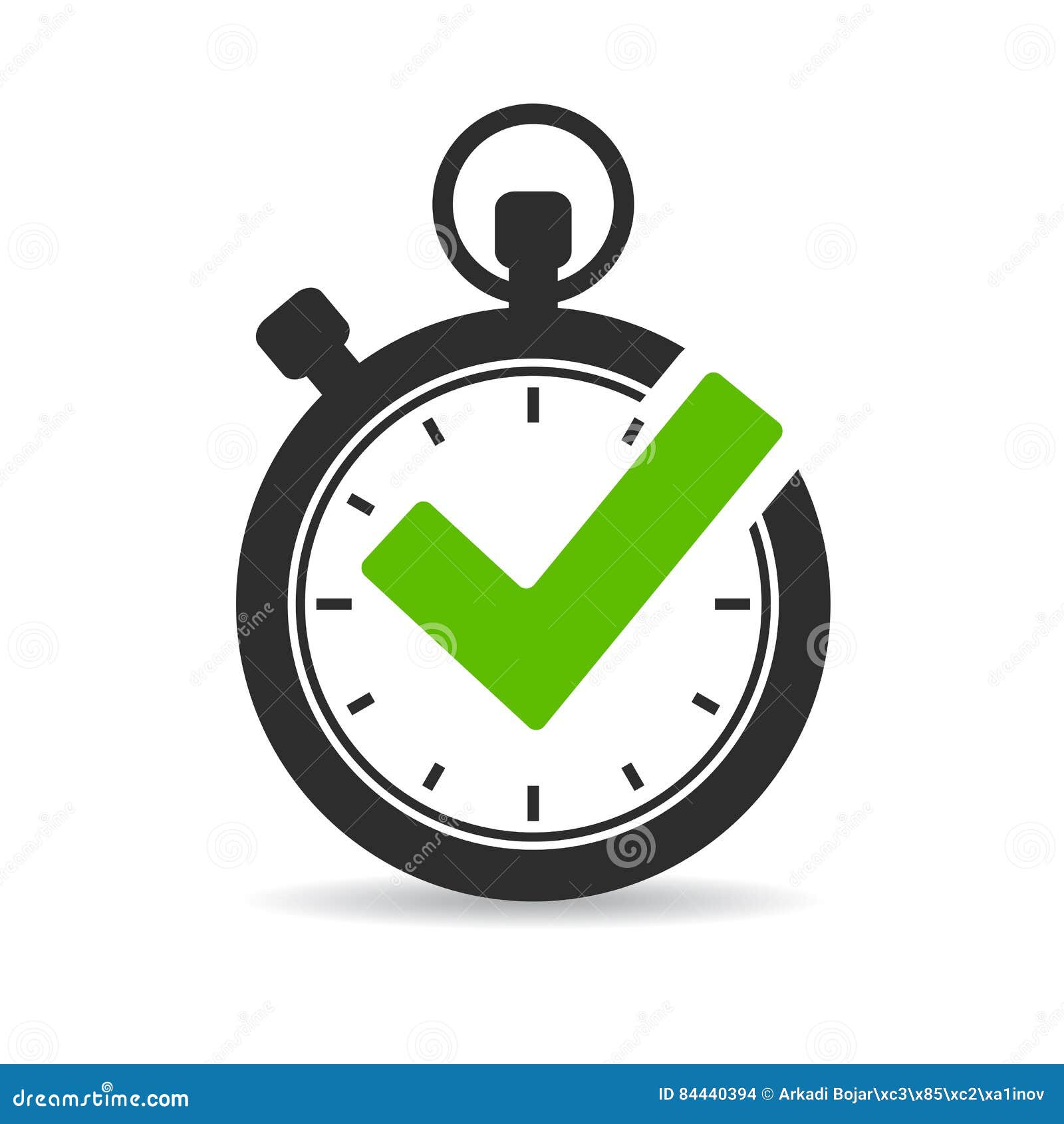 Icono Del Vector Del Cronómetro Ilustración del Vector - Ilustración de ...