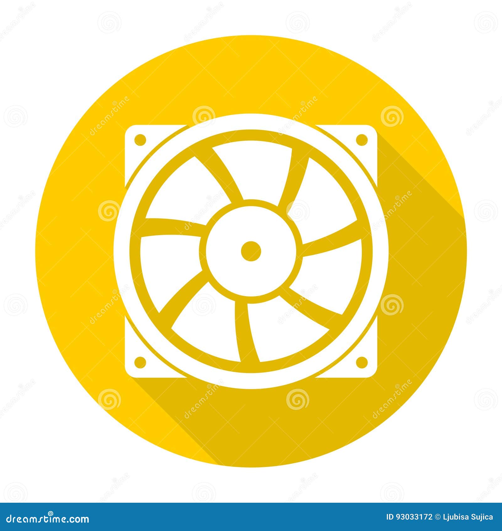 Icono Del Vector Del Extractor Con La Sombra Larga Ilustración del ...