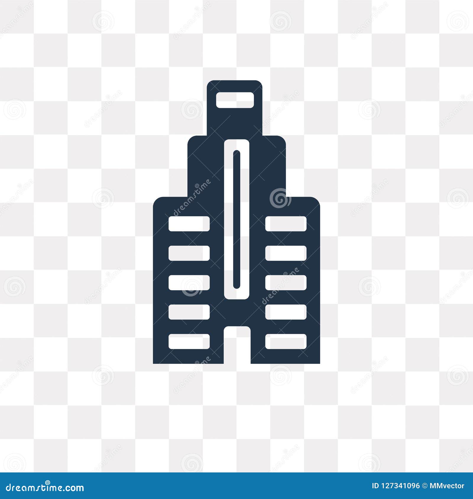 Icono Del Vector Del Edificio Aislado En El Fondo Transparente, Buildin ...