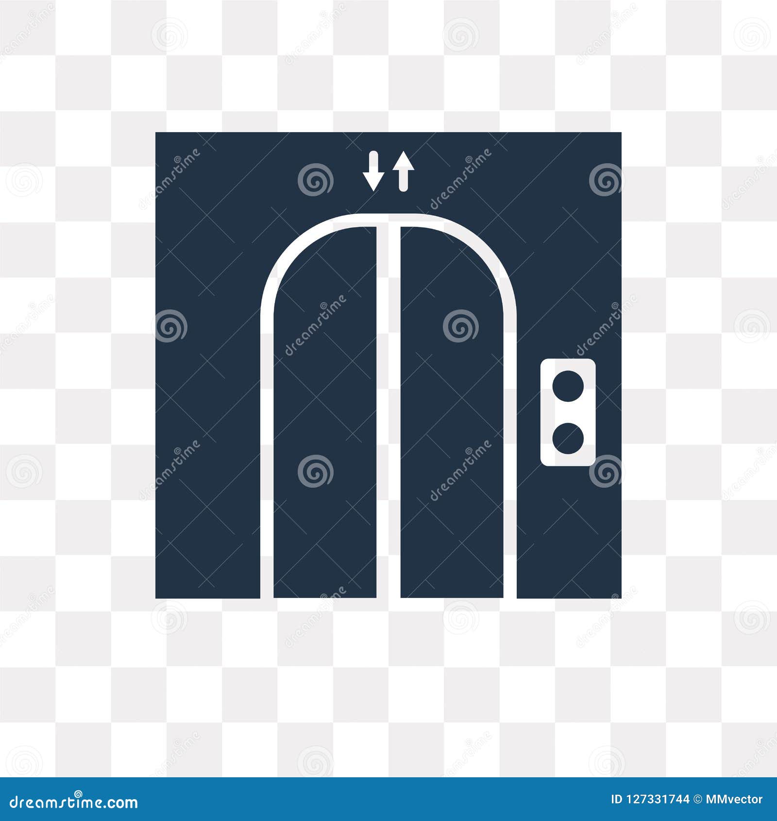 Icono Del Vector Del Elevador Aislado En El Fondo Transparente, Elevato ...