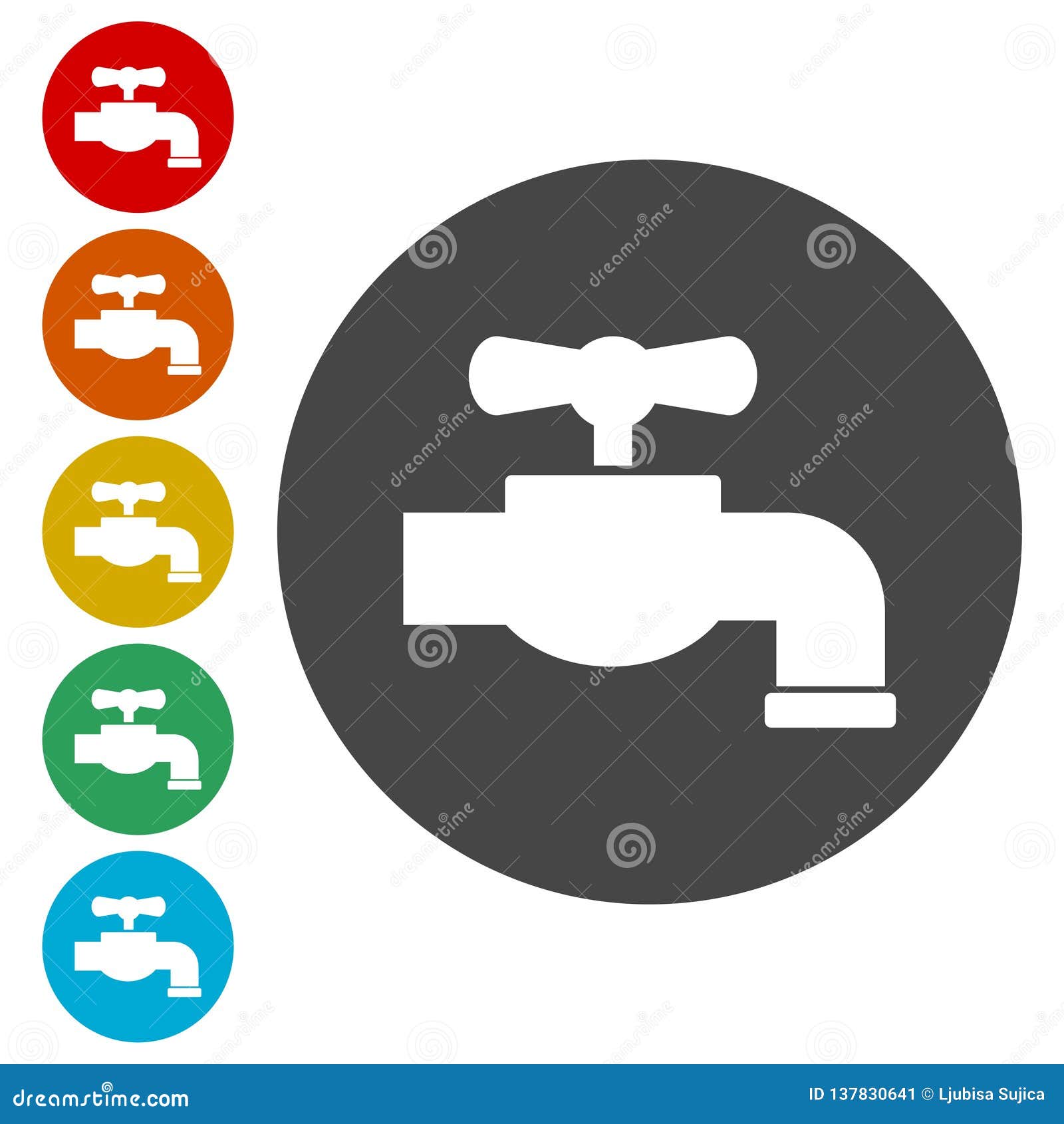 Icono Del Vector Del Grifo, Símbolo Del Golpecito Del Vector ...