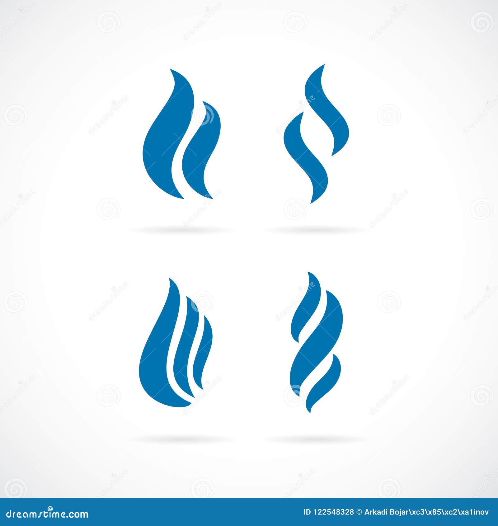 Icono del vector del humo ilustración del vector. Ilustración de aroma ...