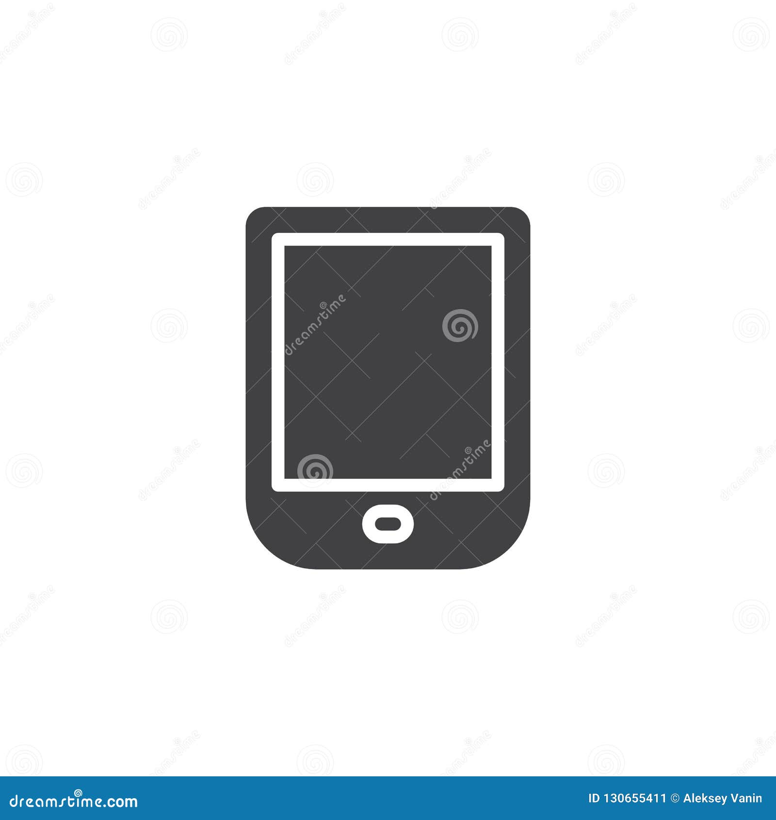 Icono Del Vector Del Lector De Ebook Ilustración del Vector ...