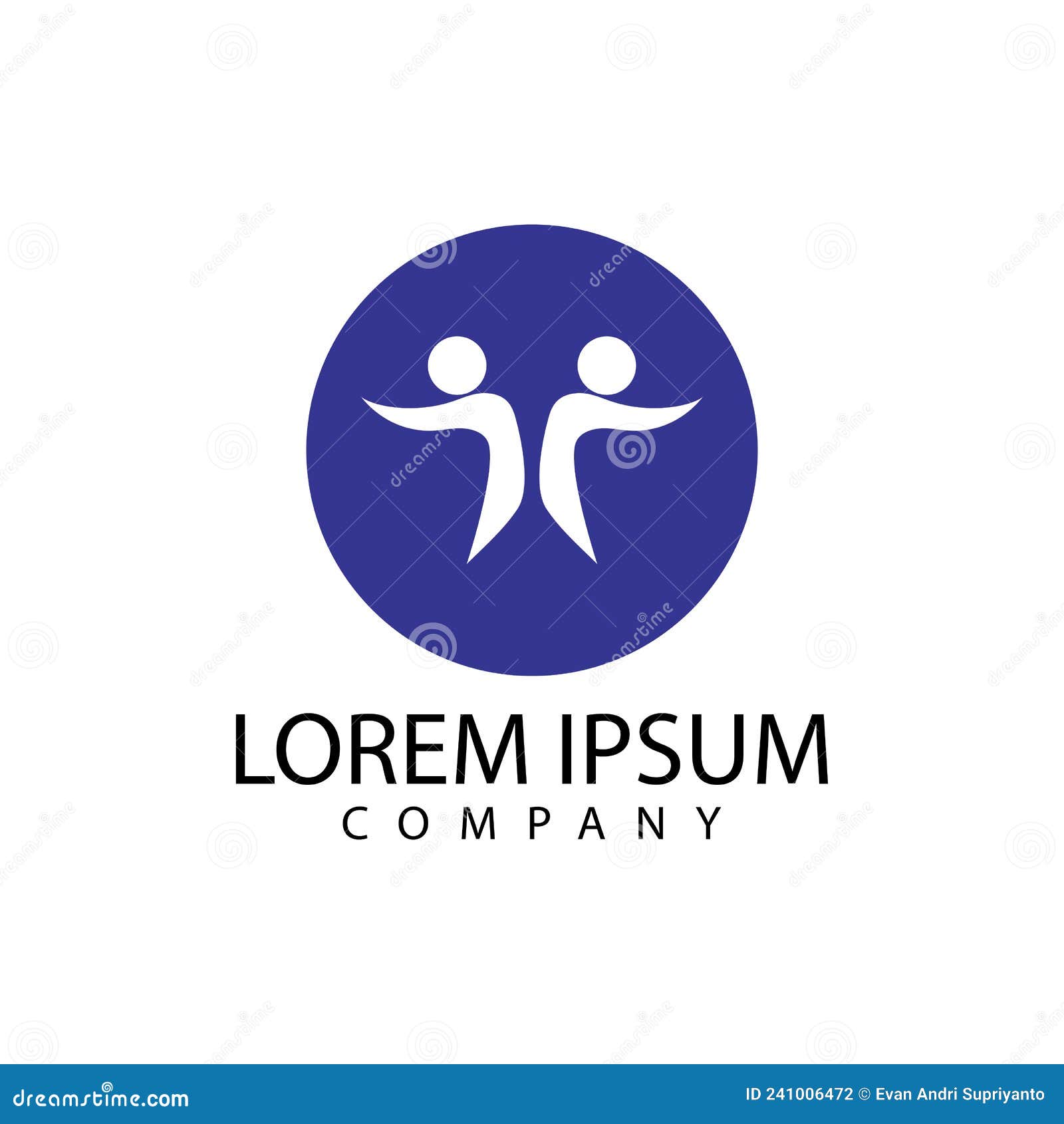 Icono Del Vector Del Logotipo De Personas Sanas Ilustración del Vector ...