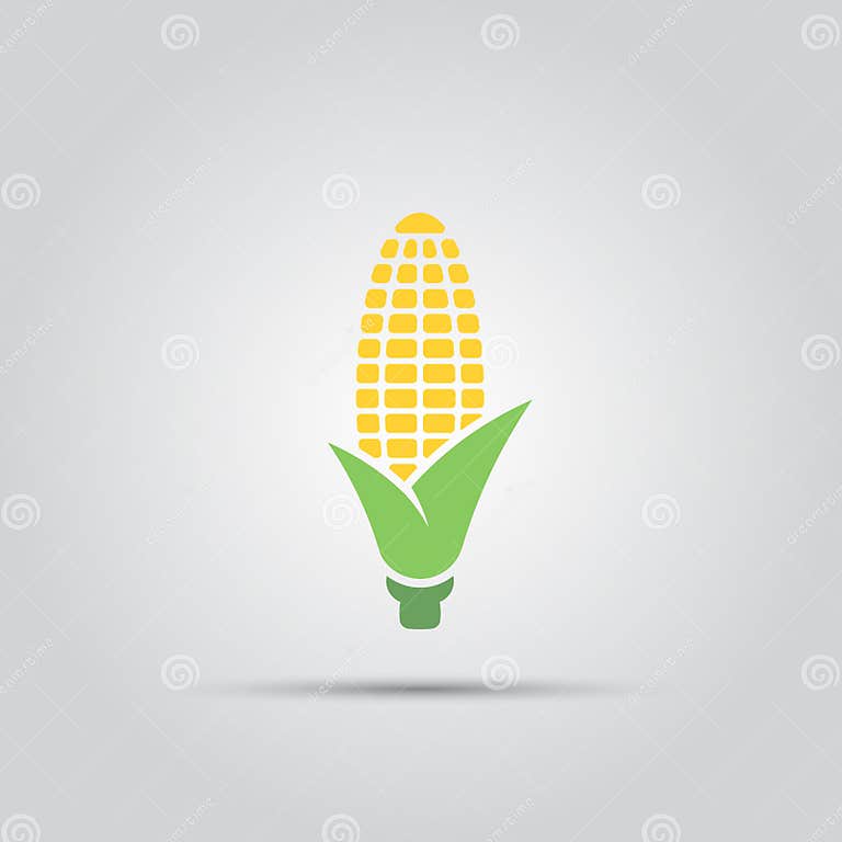 Icono del vector del maíz ilustración del vector. Ilustración de ...