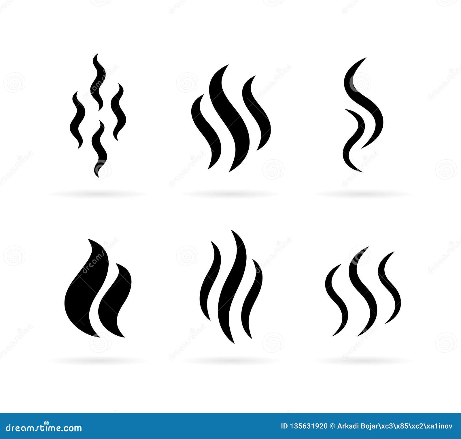 Icono Del Vector Del Olor Del Olor Ilustración del Vector - Ilustración ...