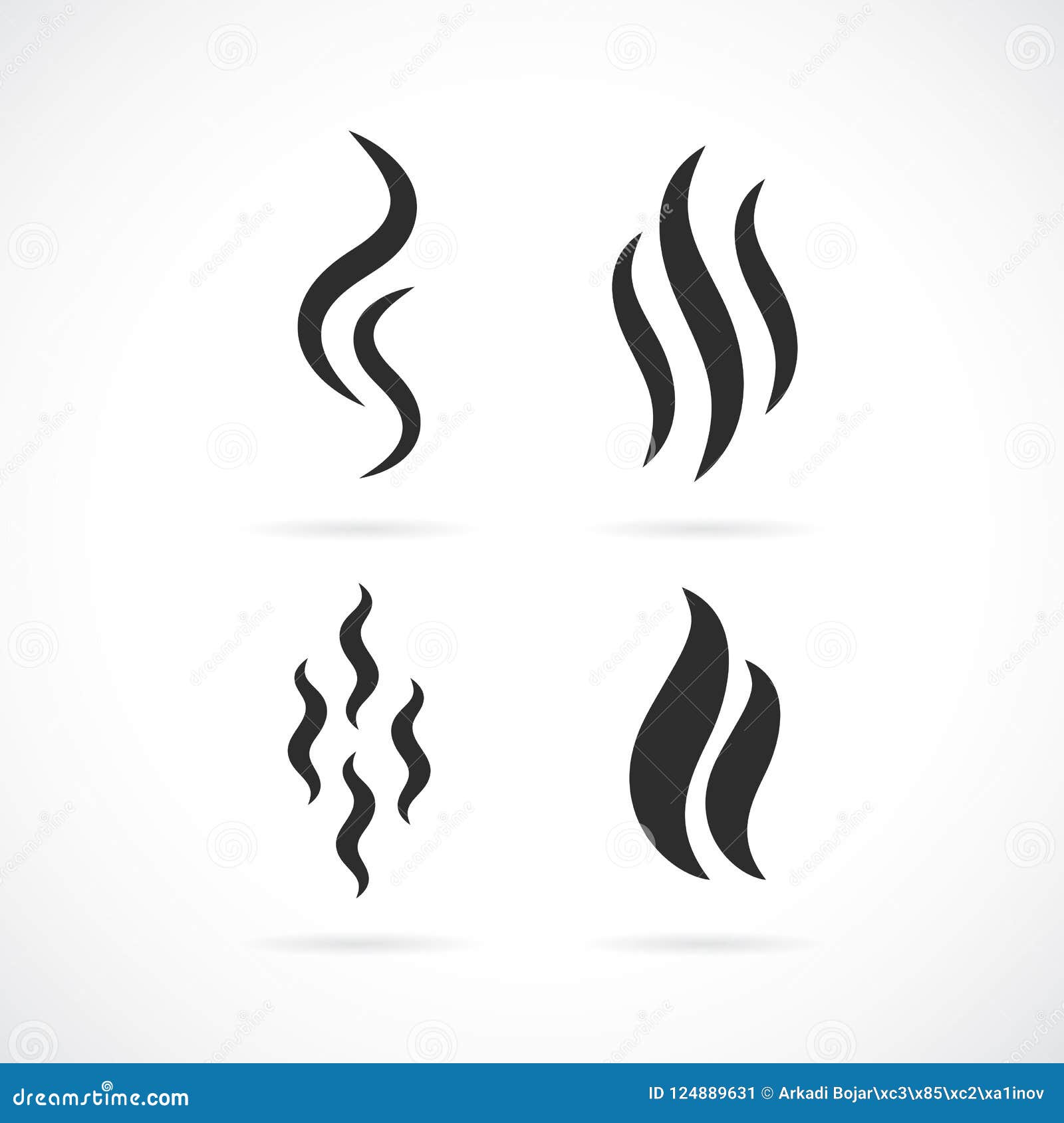 Icono Del Vector Del Olor Del Aroma Ilustración del Vector ...