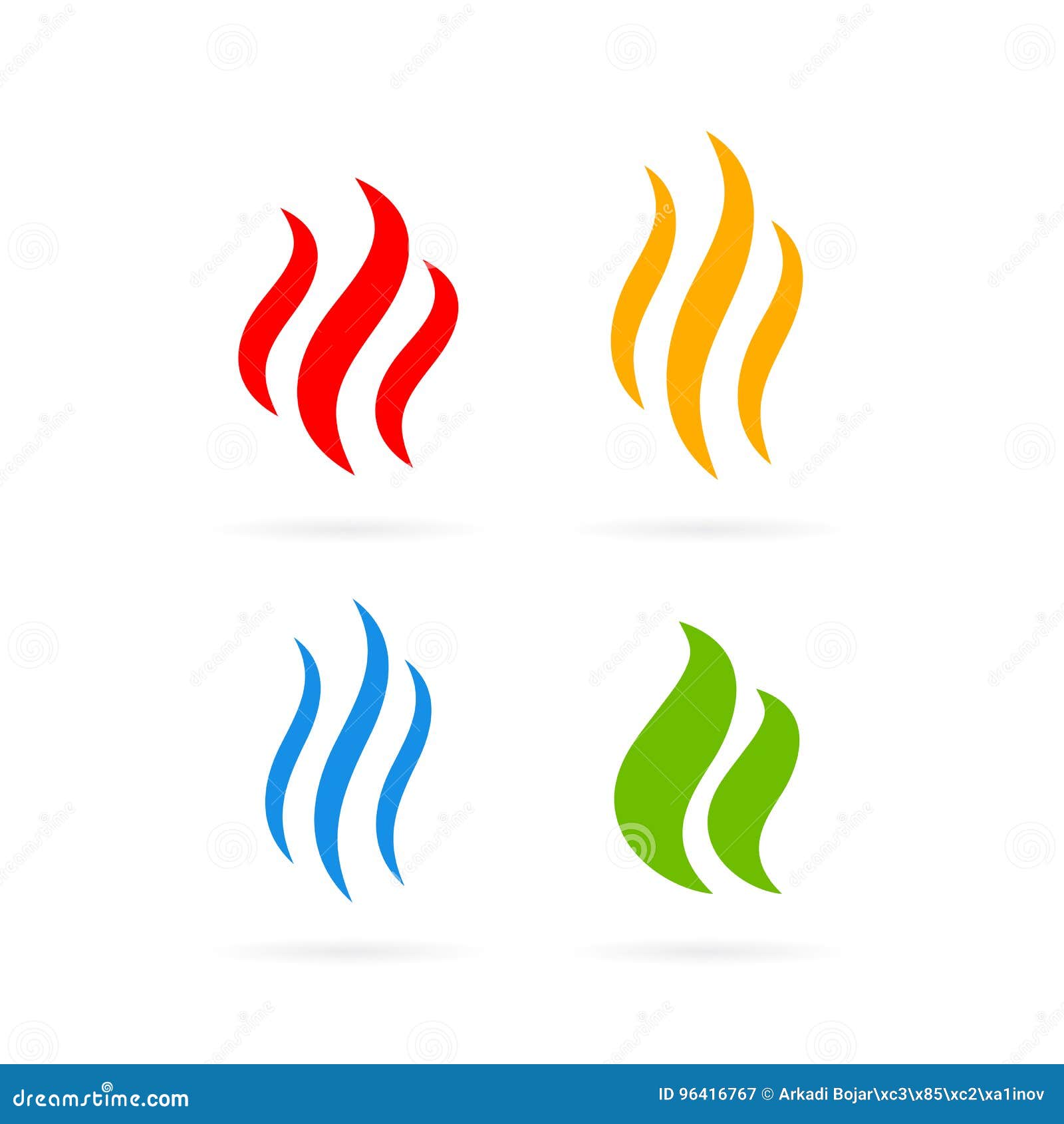 Icono Del Vector Del Olor Del Aroma Ilustración del Vector ...