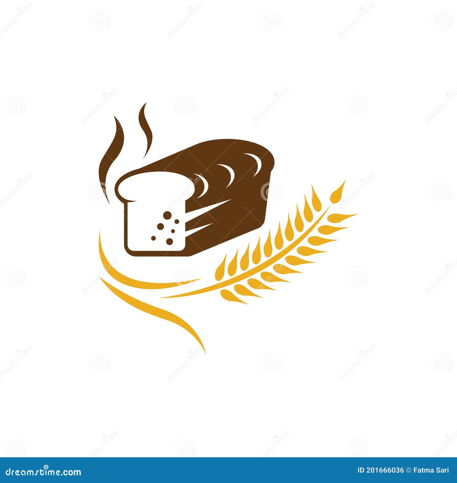 Icono del vector del pan ilustración del vector. Ilustración de ...