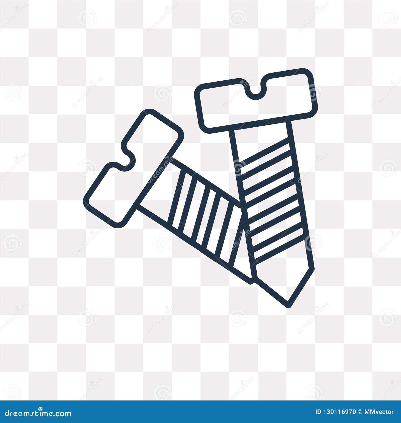 Icono Del Vector Del Perno Aislado En El Fondo Transparente, Perno ...