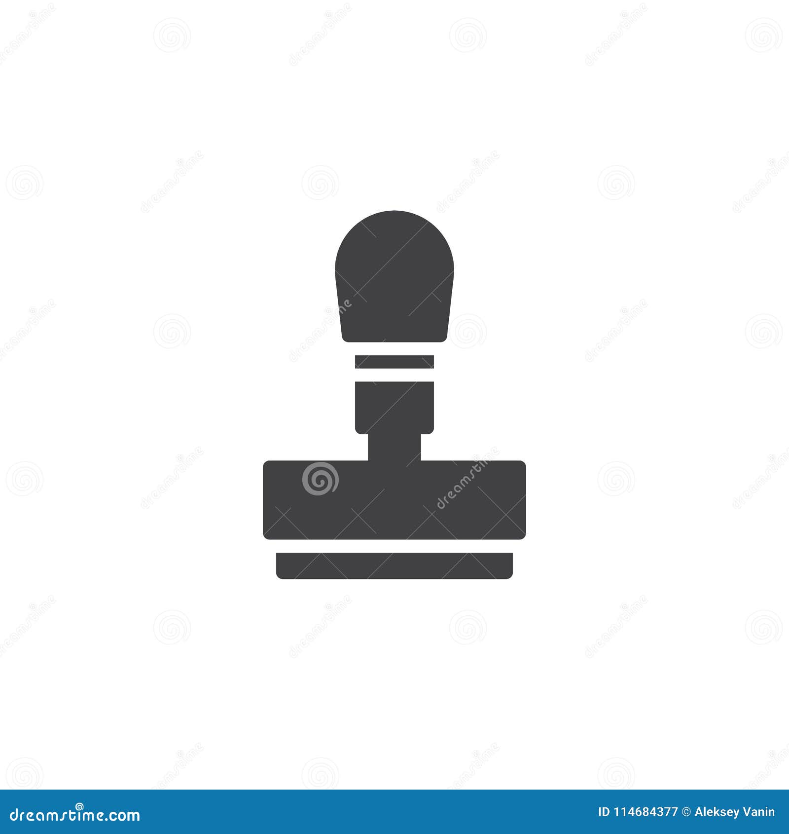 Icono del vector del sello ilustración del vector. Ilustración de sello ...