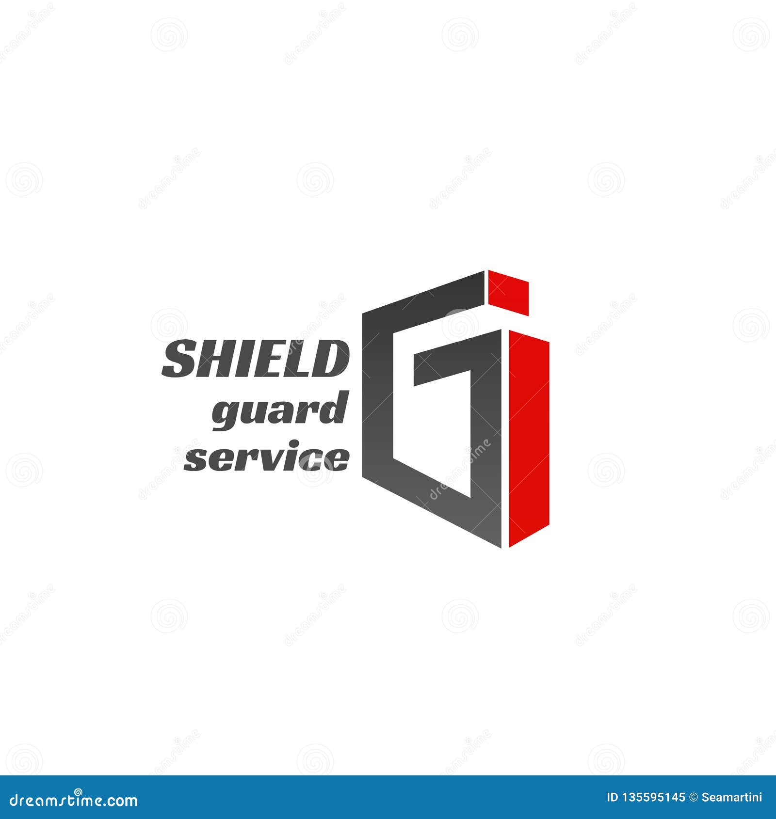 Icono Del Vector Del Servicio Del Guardia Ilustración del Vector ...