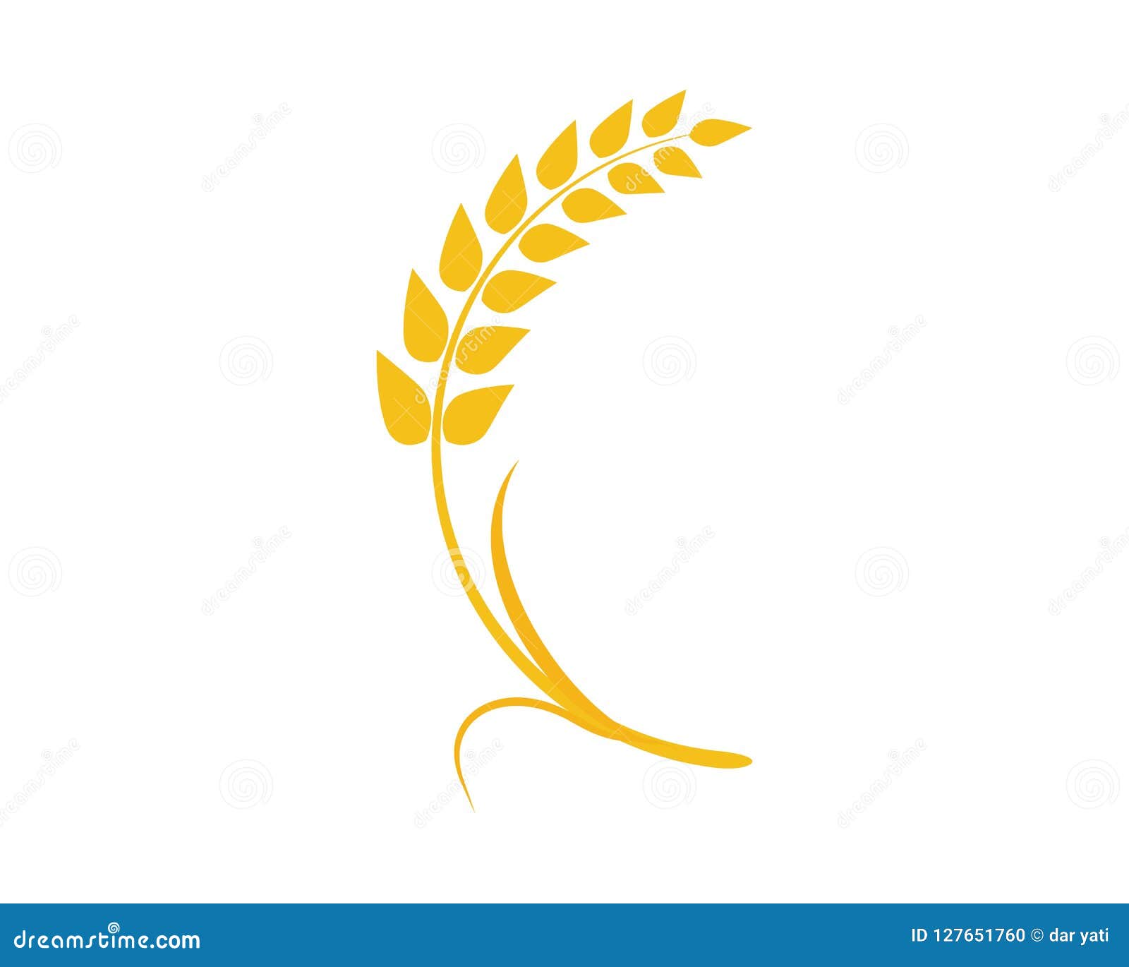 Icono del vector del trigo stock de ilustración. Ilustración de ...