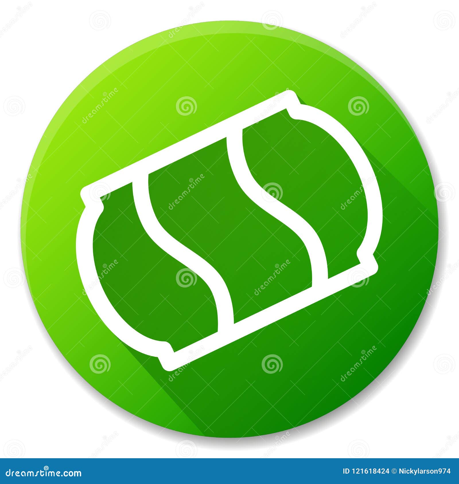 Icono Del Verde Del Precio Del Vector Ilustración del Vector ...