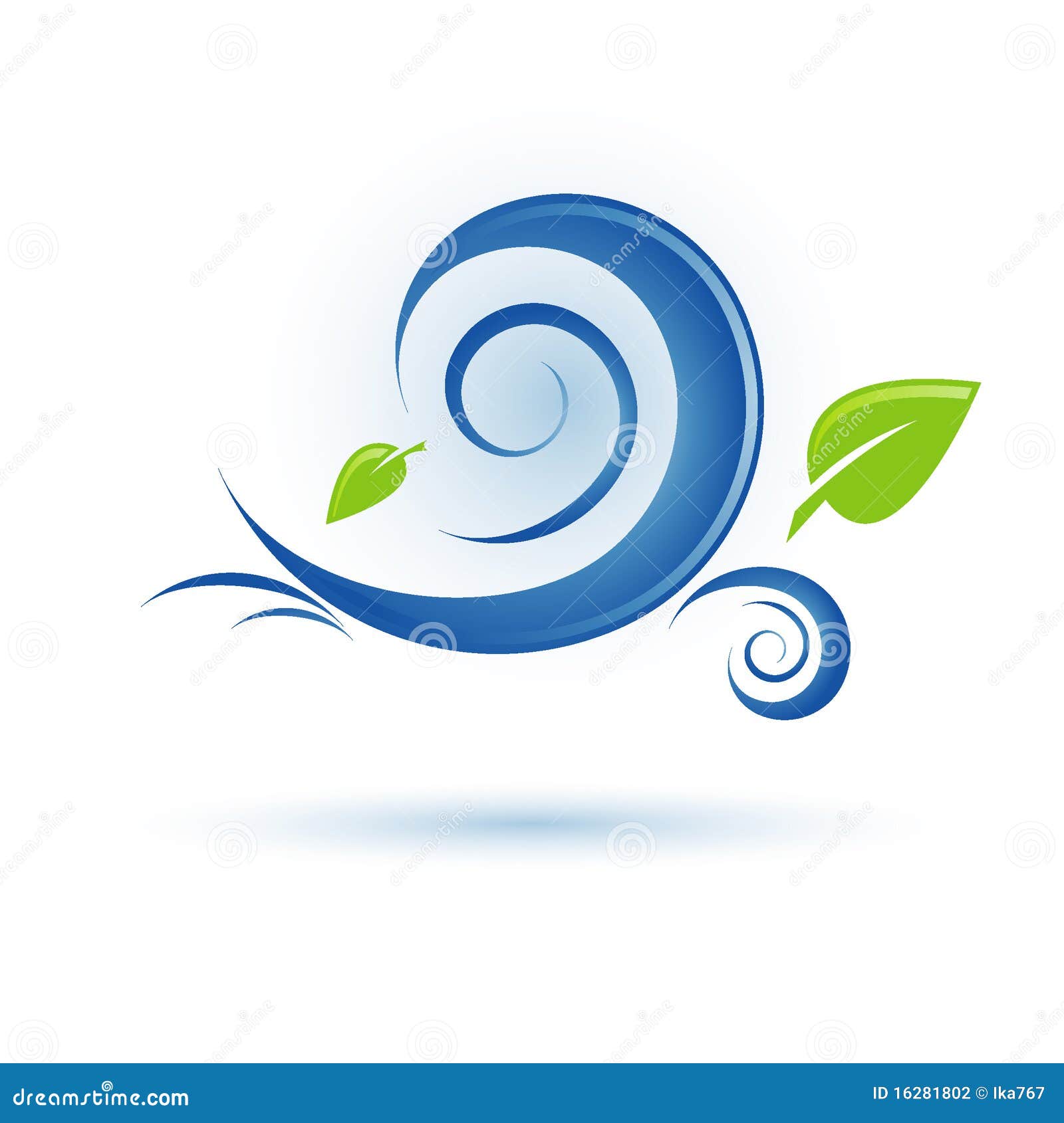 Icono del viento ilustración del vector. Ilustración de forma - 16281802