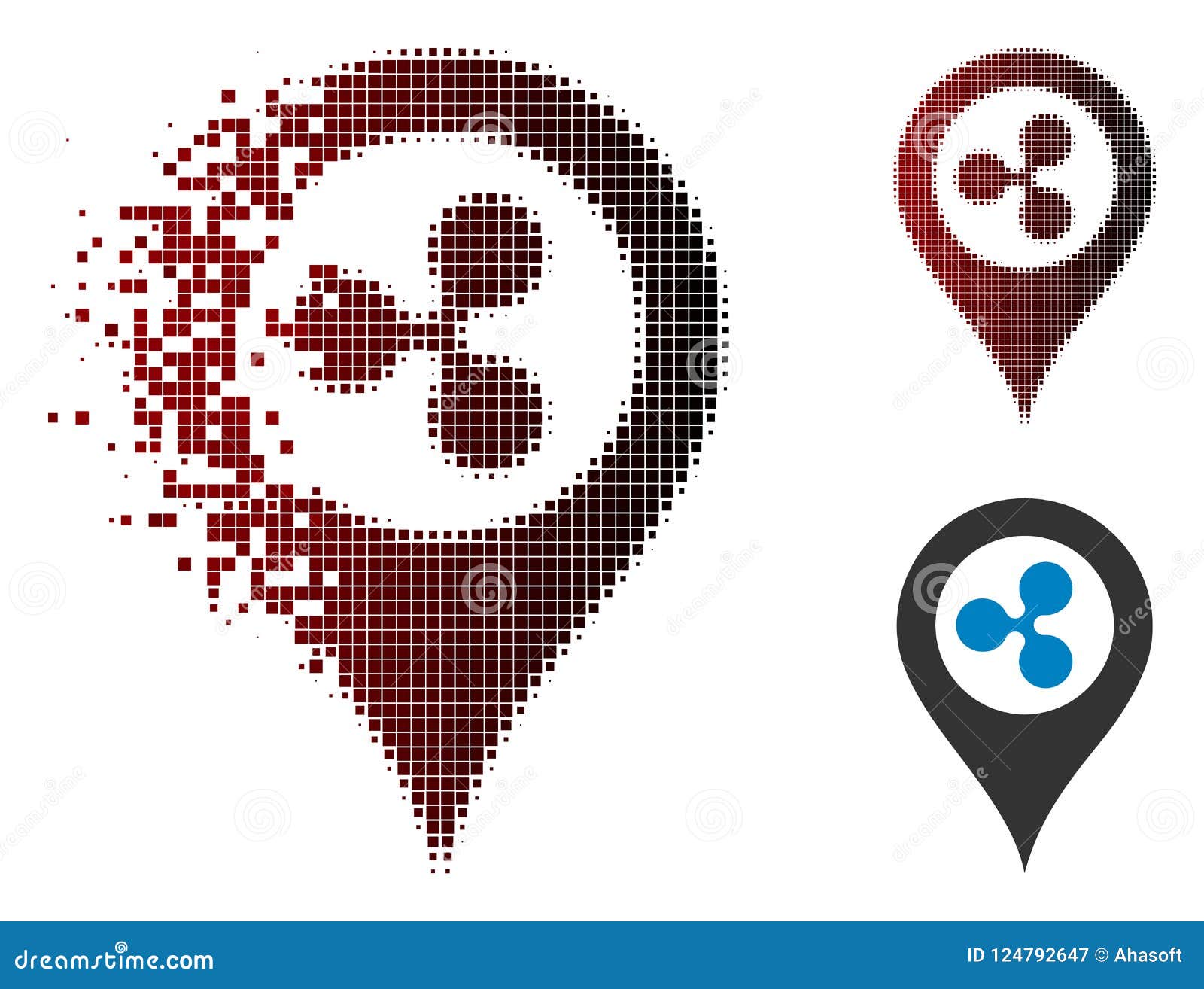 Icono Destrozado De Dot Halftone Ripple Map Marker Ilustración del ... Icono Destrozado De Dot Halftone Ripple Map Marker Ilustración del ...