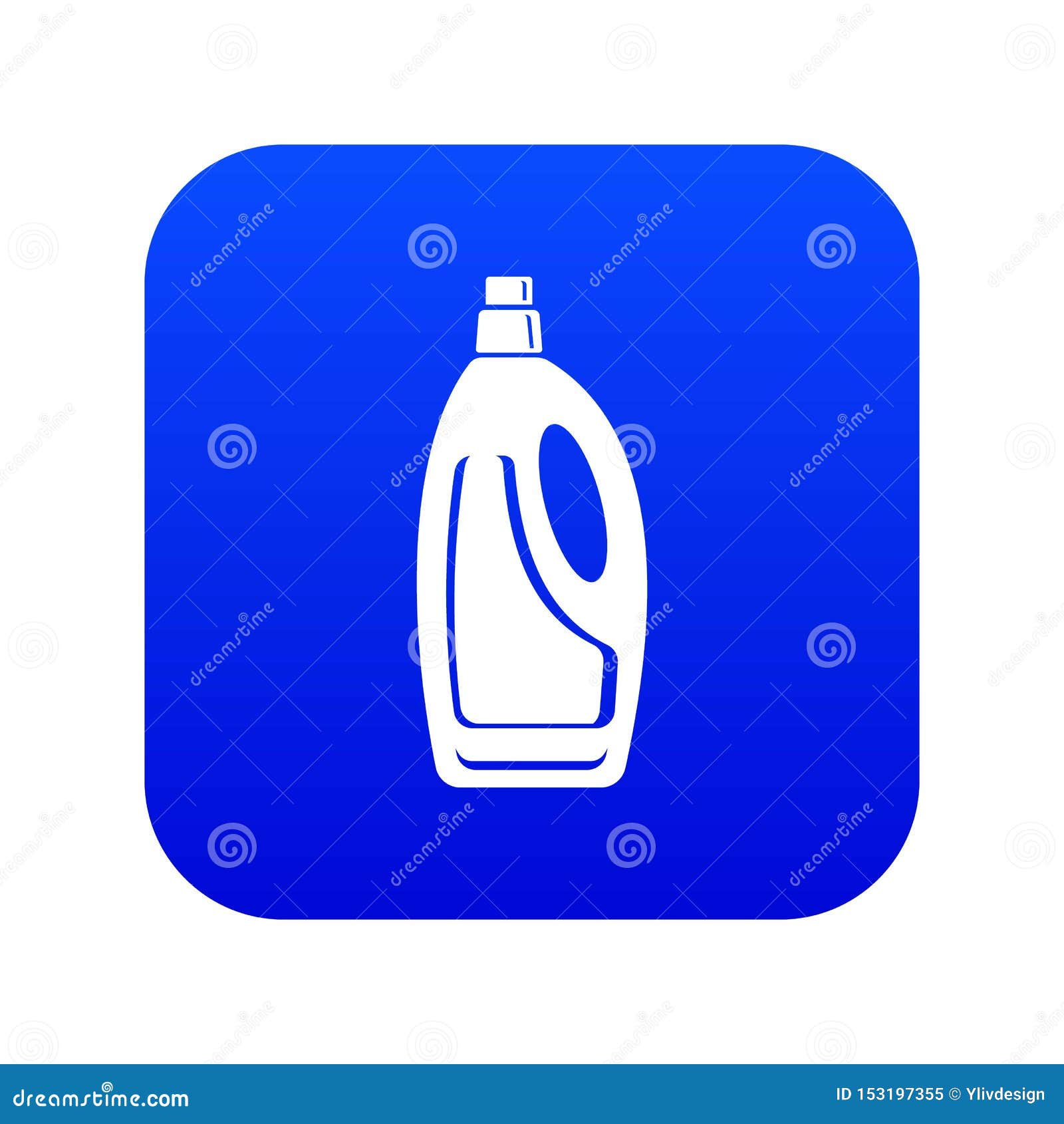 Icono Detergente De La Botella, Estilo Simple Ilustración del Vector ...