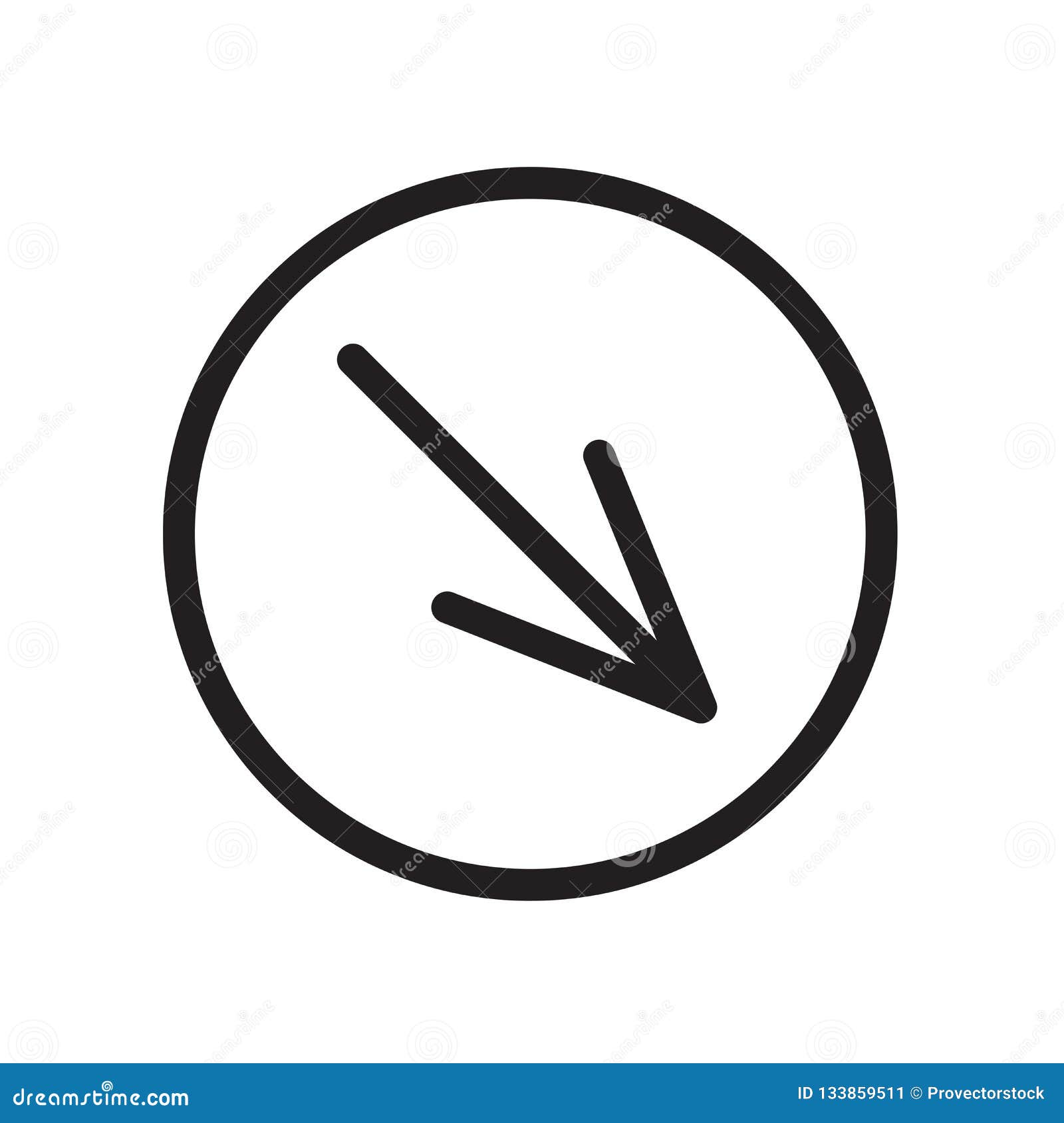 Icono Diagonal Aislado En El Fondo Blanco Ilustración del Vector ...