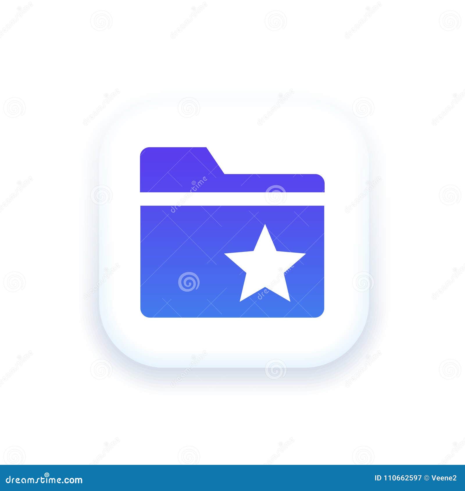 Icono Especial De La Carpeta Stock de ilustración - Ilustración de ...