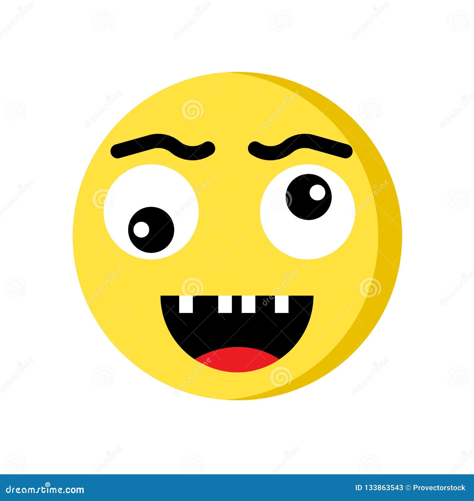 Icono Feo Aislado En El Fondo Blanco Ilustración del Vector ...