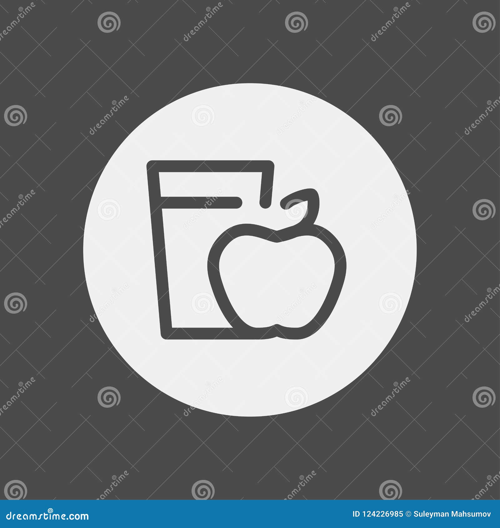 Icono Fresco Del Vector Del Jugo Ilustración del Vector - Ilustración ...