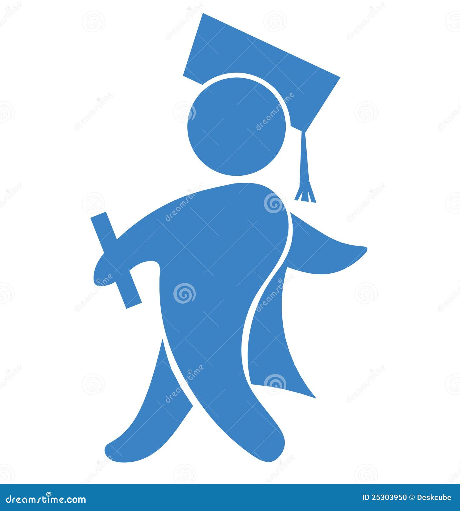 Icono graduado ilustración del vector. Ilustración de insignia - 25303950