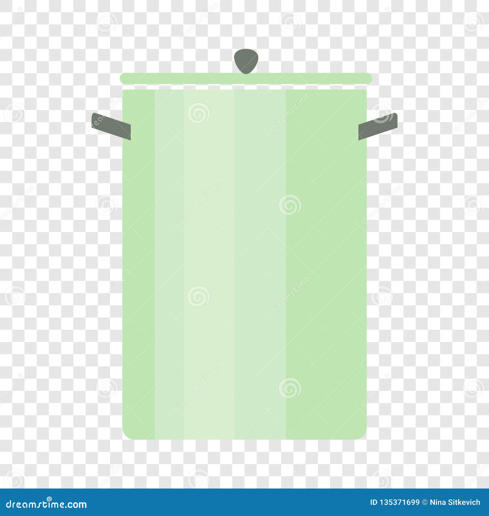 Icono Grande Del Cazo, Estilo Plano Ilustración del Vector ...