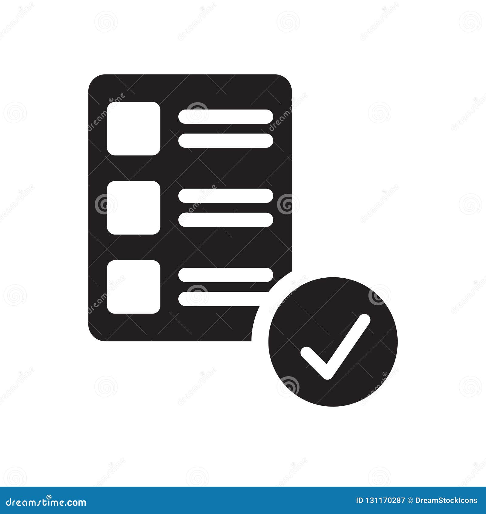 Icono hecho ilustración del vector. Ilustración de éxito - 131170287