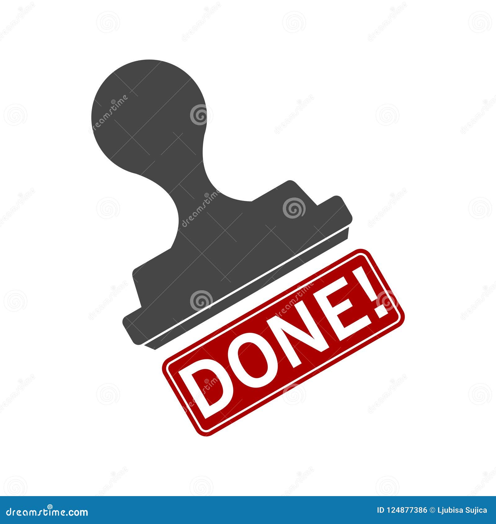 Icono Hecho Del Sello, Vector Simple Ilustración del Vector ...