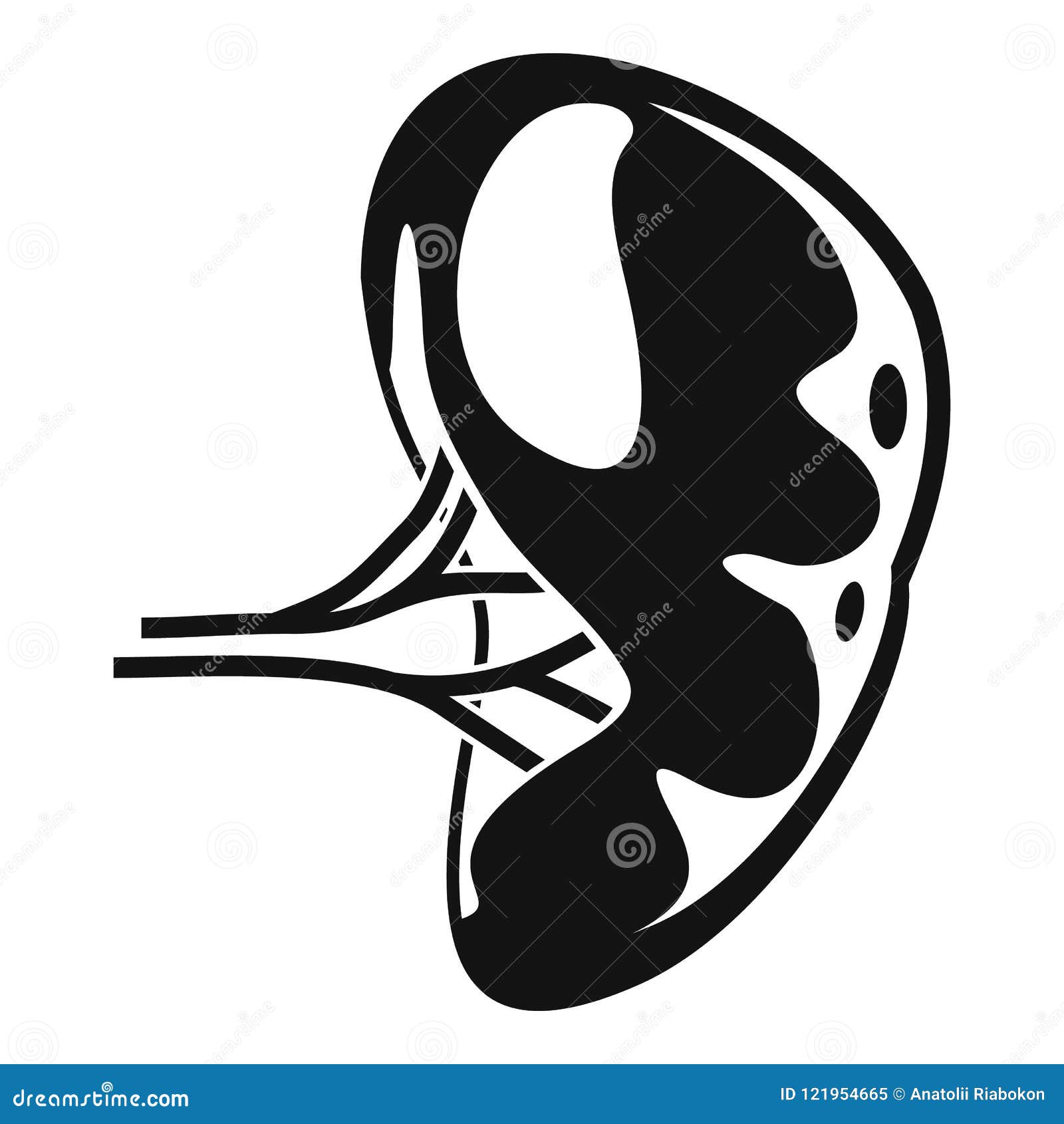 Icono Humano Del Bazo, Estilo Simple Ilustración del Vector ...