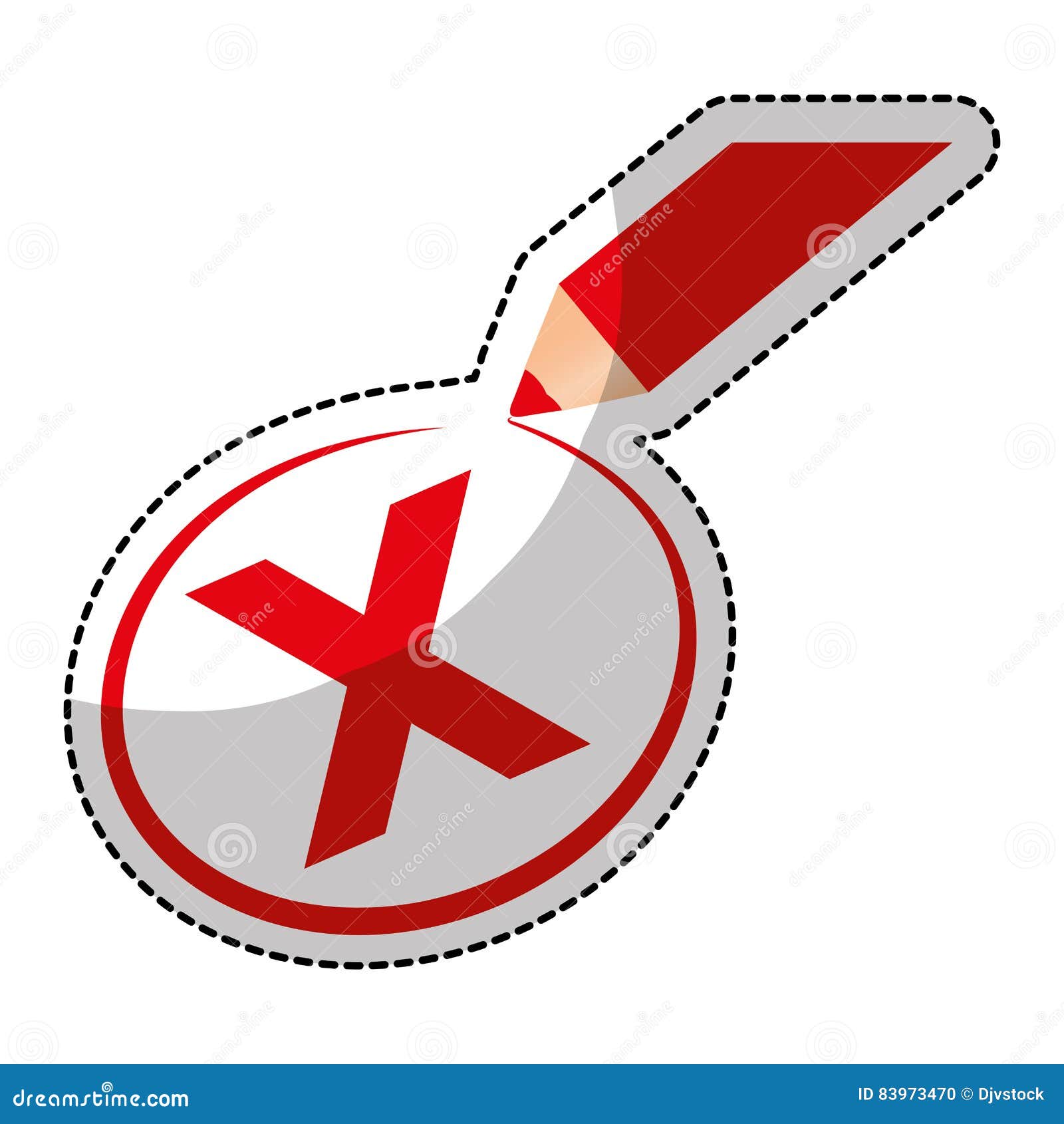 Icono Incorrecto De La Marca Stock de ilustración - Ilustración de ...