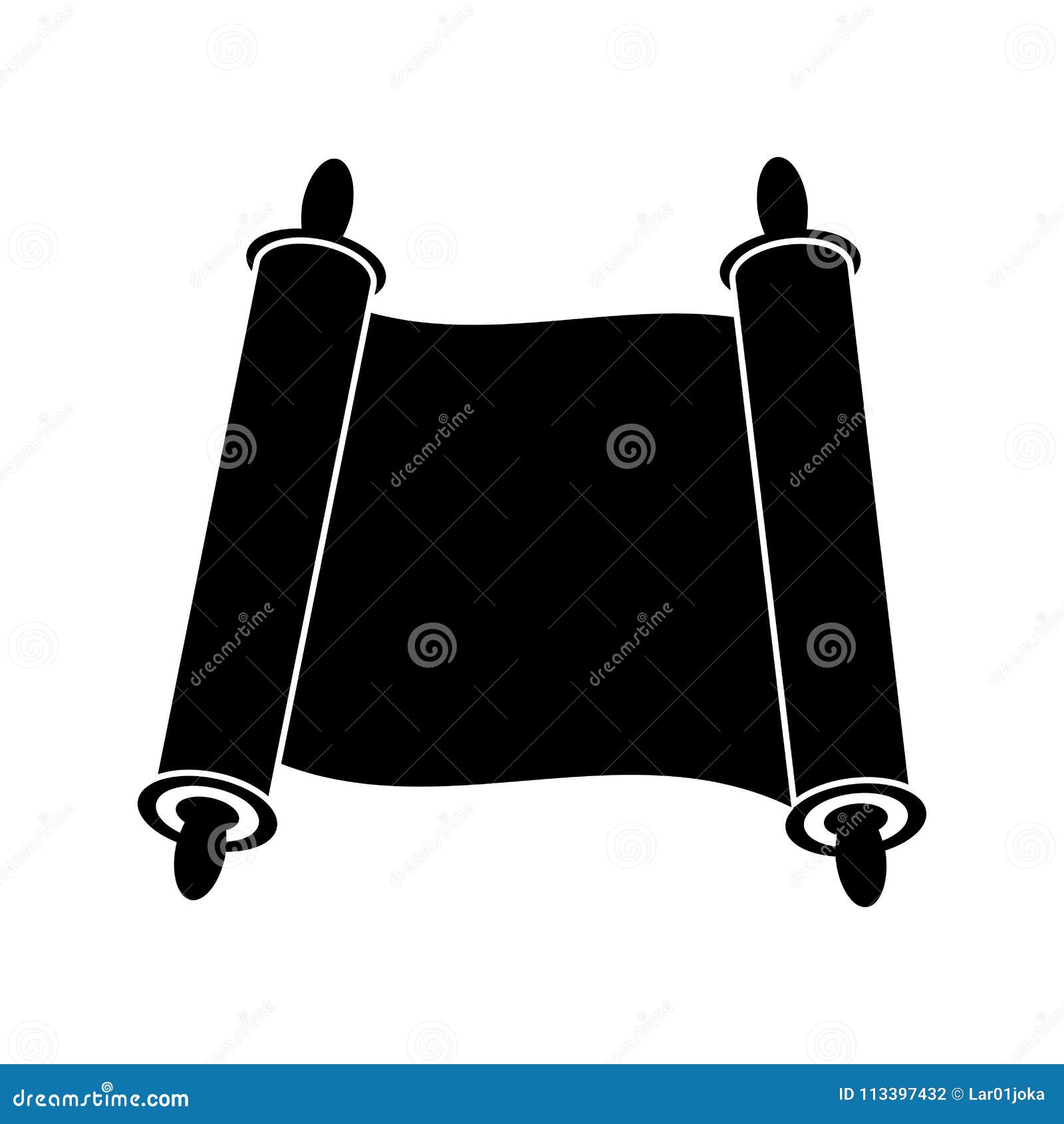 Icono judío del torah ilustración del vector. Ilustración de icono ...