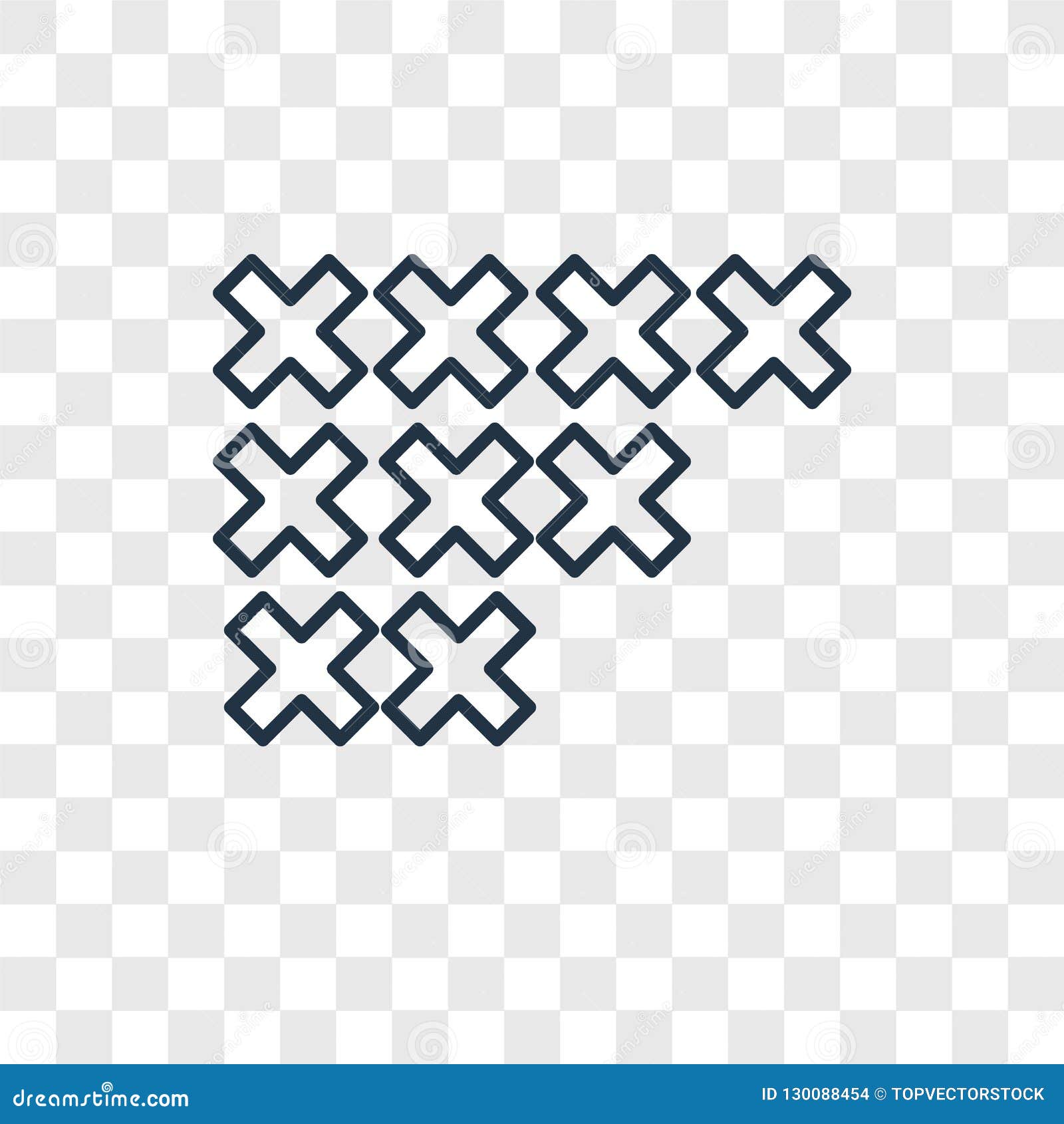 Icono Linear Del Vector Del Concepto Del Arras Aislado En Backgro ...