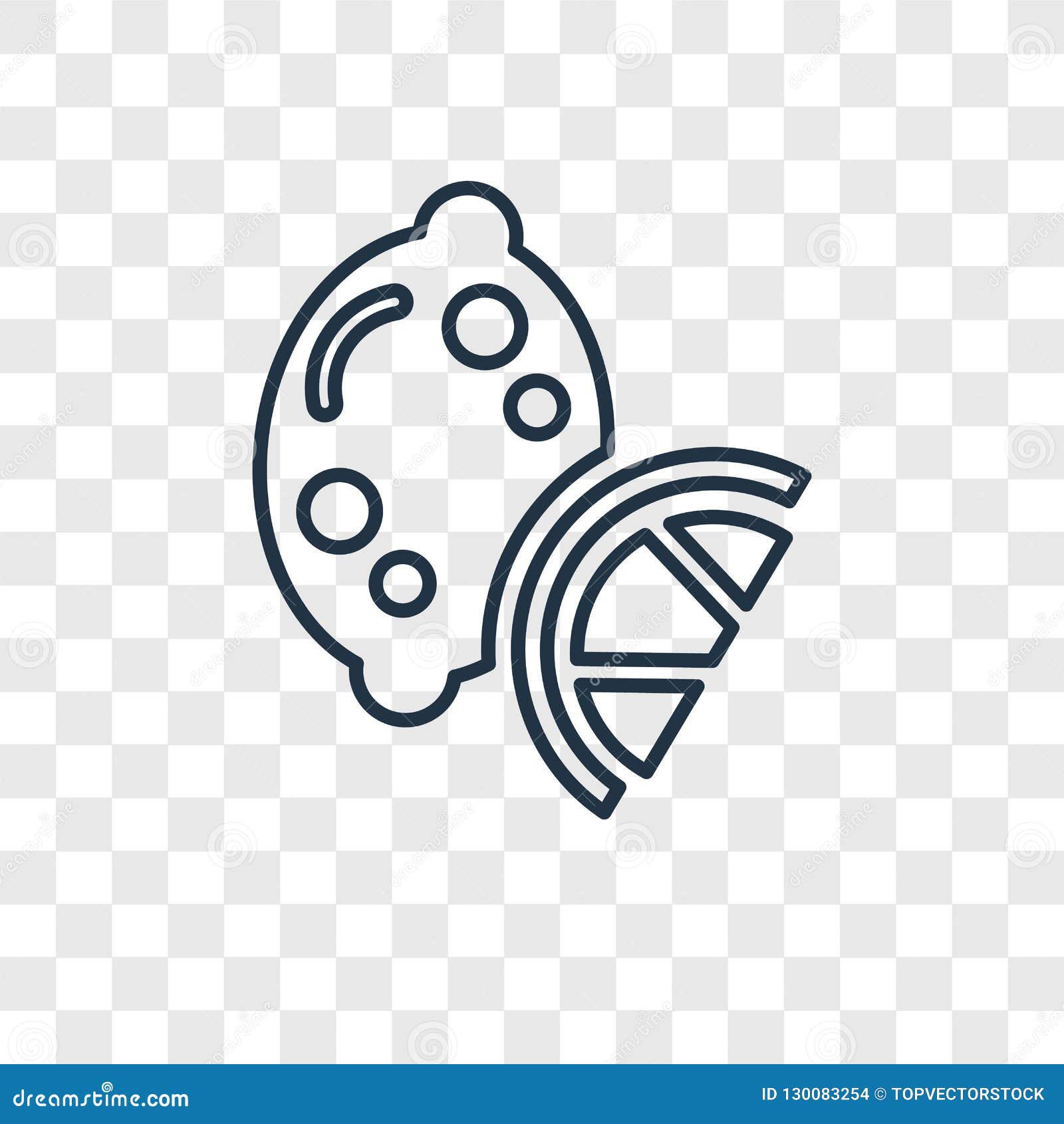 Icono Linear Del Vector Del Concepto De La Cal Aislado En Backgrou ...