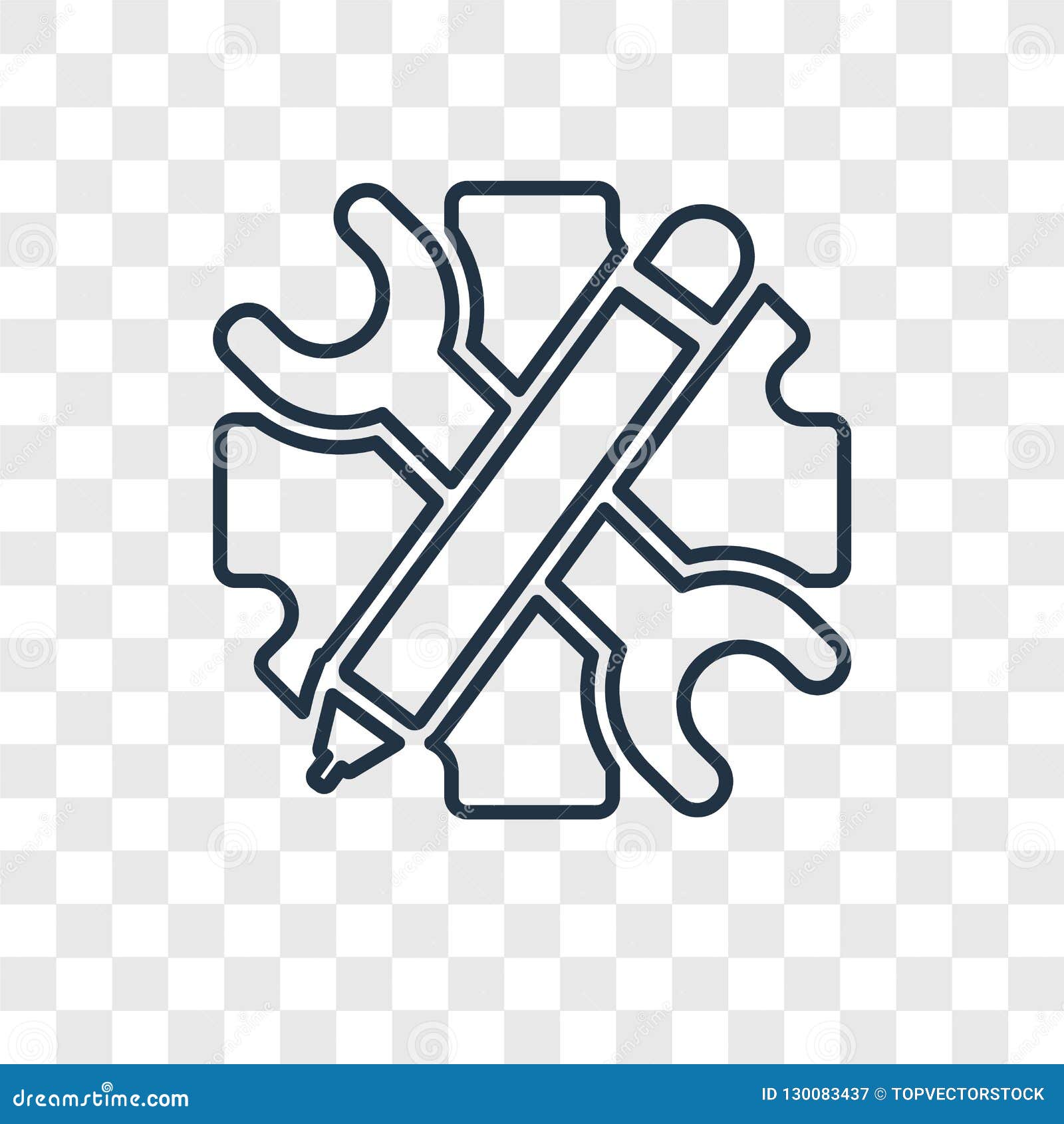 Icono Linear Del Vector Del Concepto De La Rectificación Aislado En ...